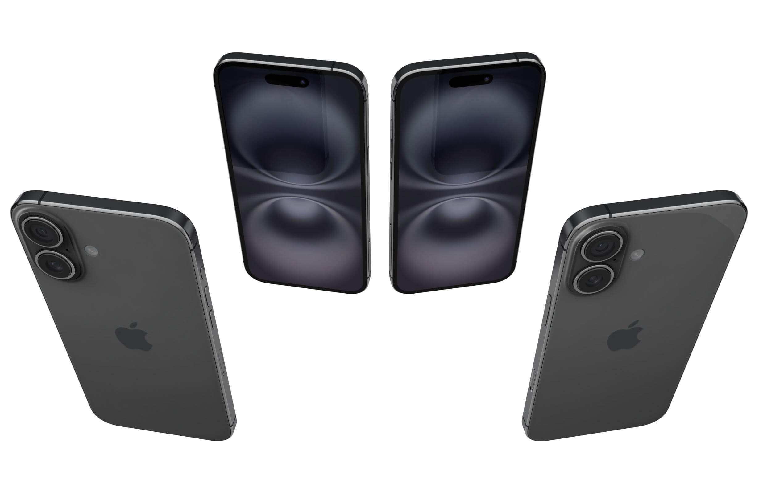 Apple iPhone 16 Black - 3D Model by Rever_Art