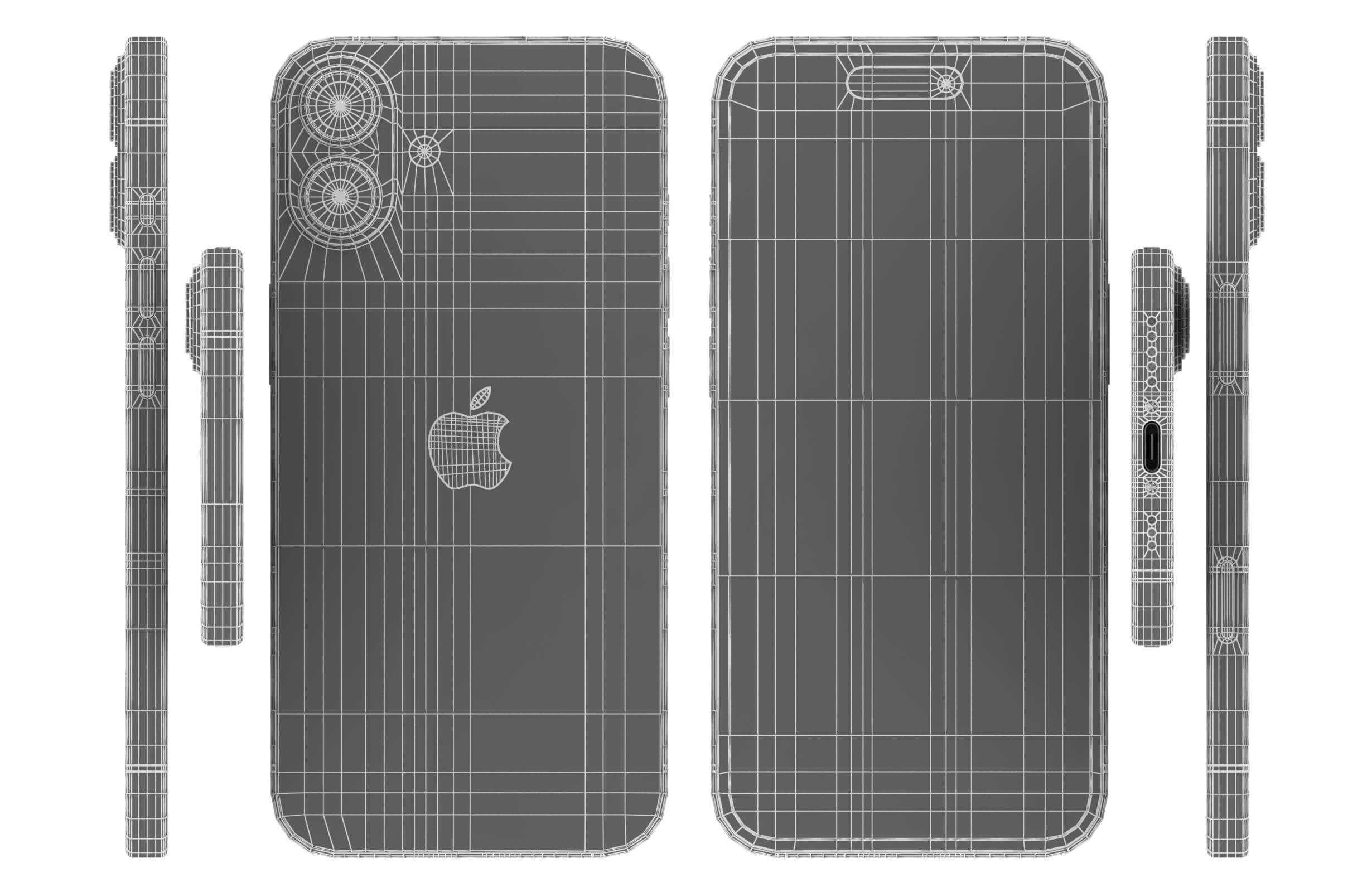 Apple iPhone 16 Black - 3D Model by Rever_Art