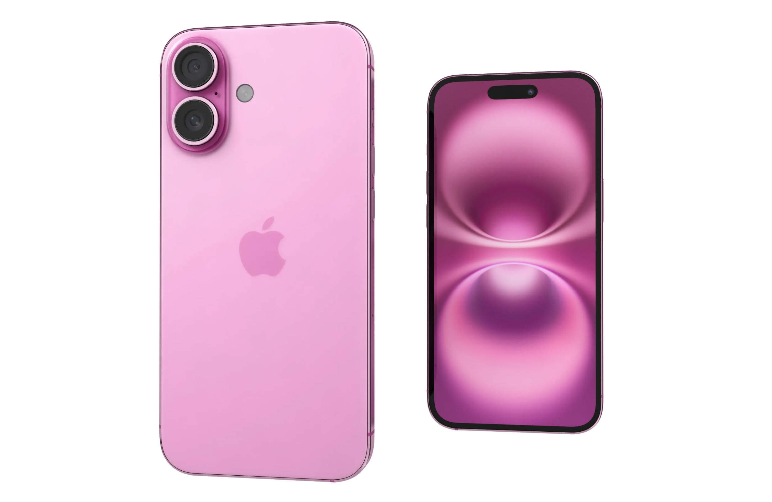 Apple iPhone 16 Pink - 3D Model by Rever_Art