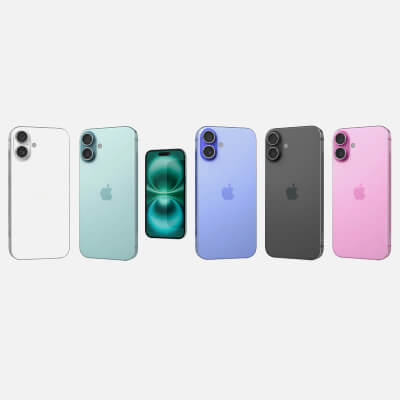 Apple iPhone 16 Plus All Colors - 3D Model by Rever_Art
