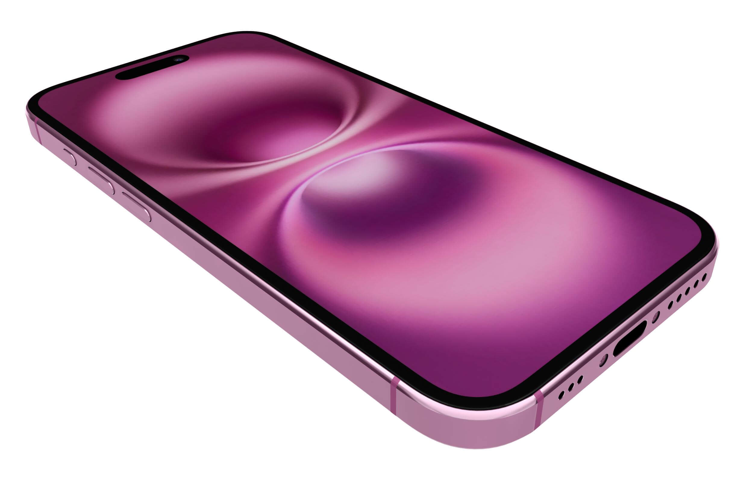 Apple iPhone 16 Plus Pink - 3D Model by Rever_Art