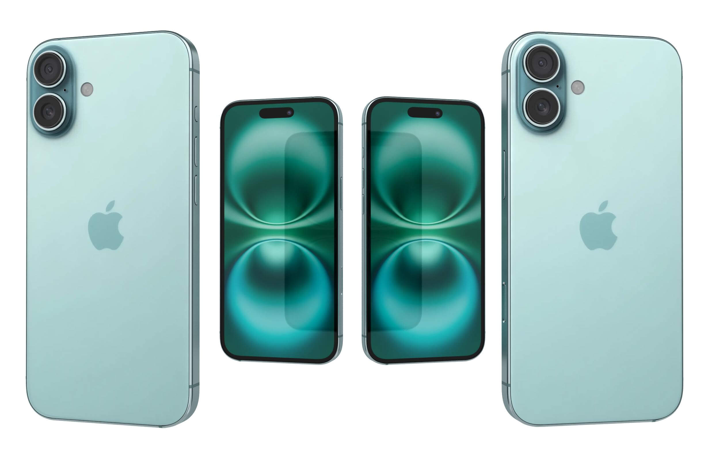 Apple iPhone 16 Plus Teal - 3D Model by Rever_Art