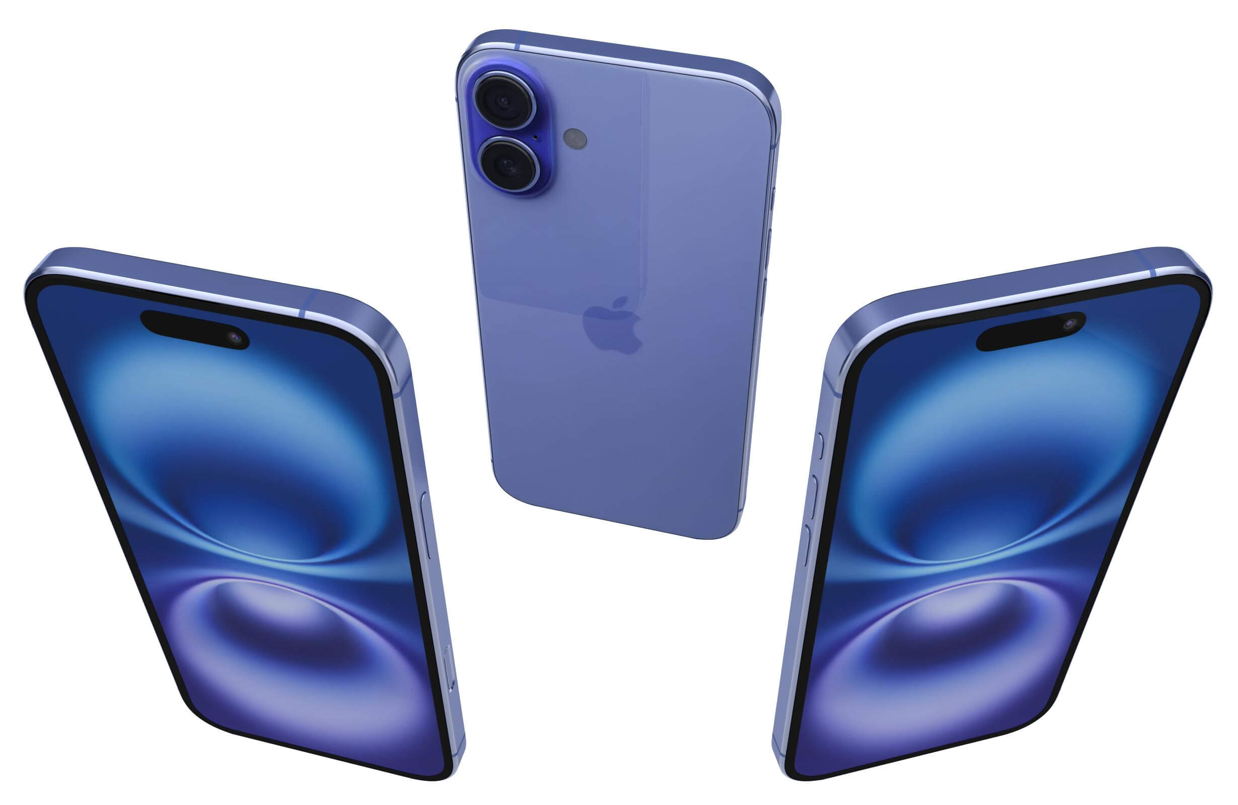 Apple iPhone 16 Plus Ultramarine - 3D Model by Rever_Art