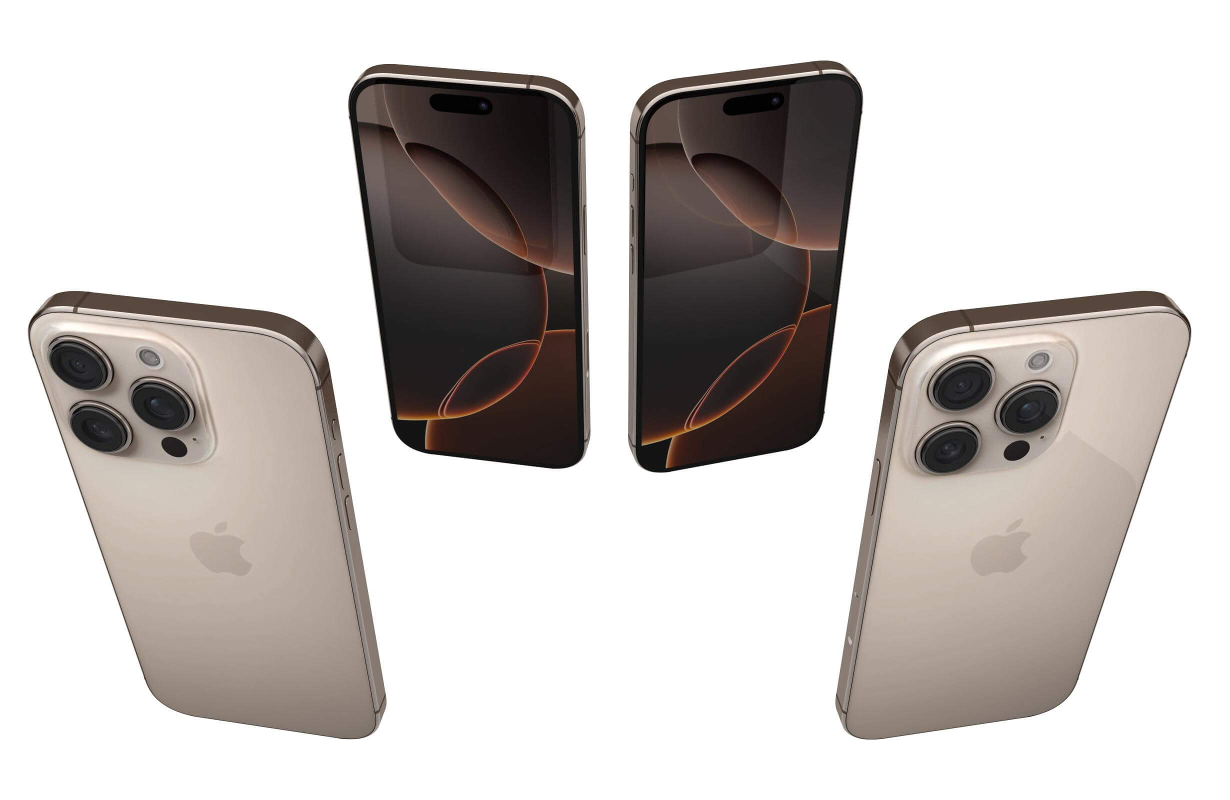 Apple iPhone 16 Pro All Colors - 3D Model by Rever_Art