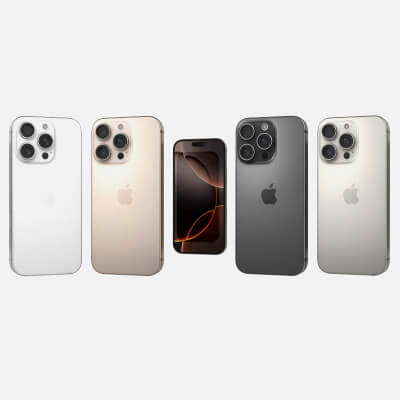 Apple iPhone 16 Pro All Colors - 3D Model by Rever_Art
