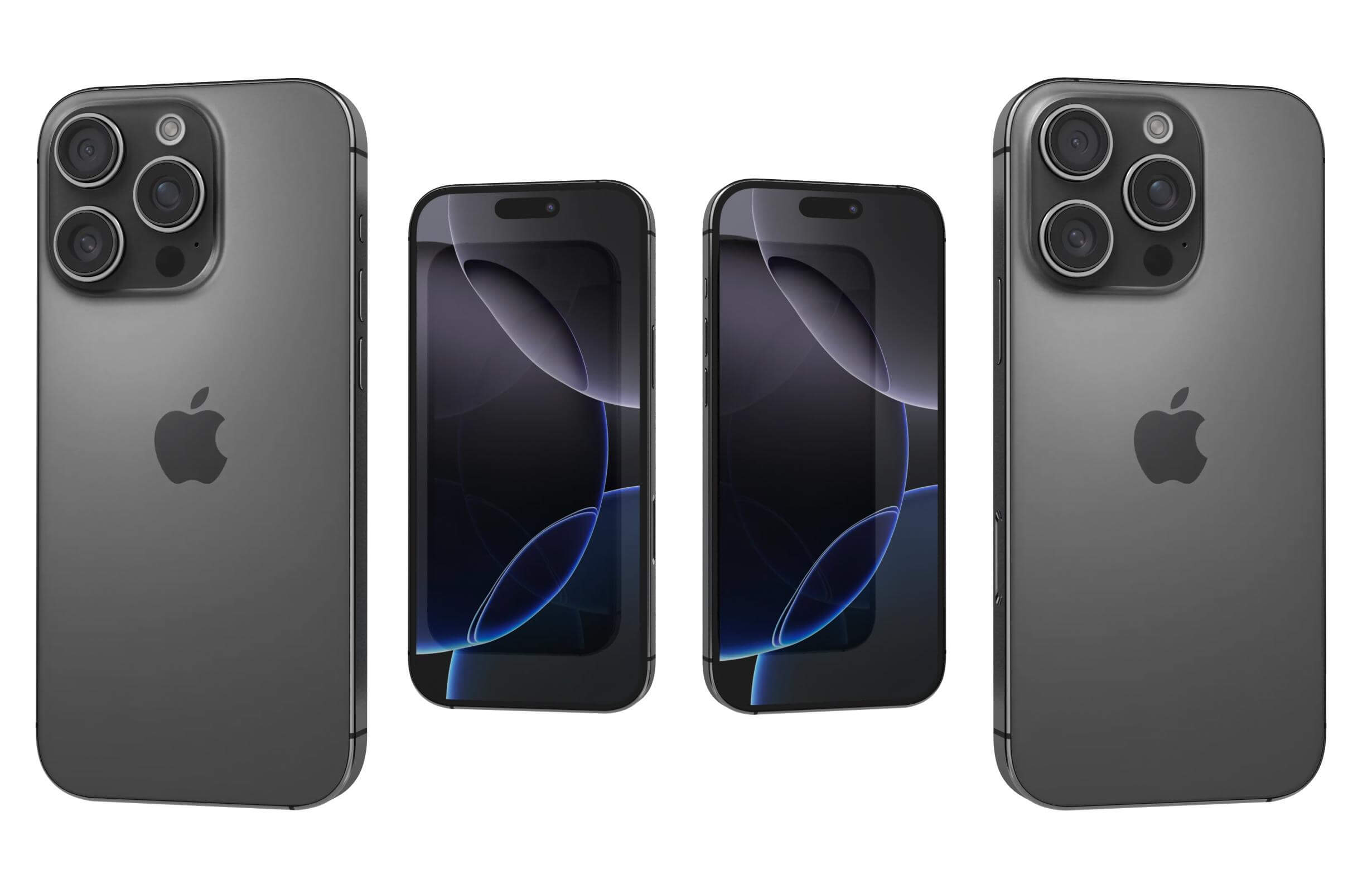 Apple iPhone 16 Pro Black Titanium - 3D Model by Rever_Art