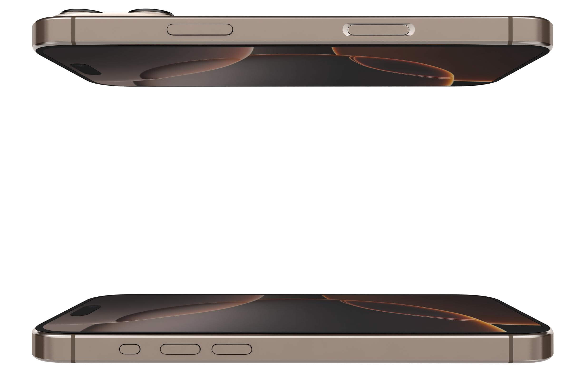 Apple iPhone 16 Pro Desert Titanium - 3D Model by Rever_Art