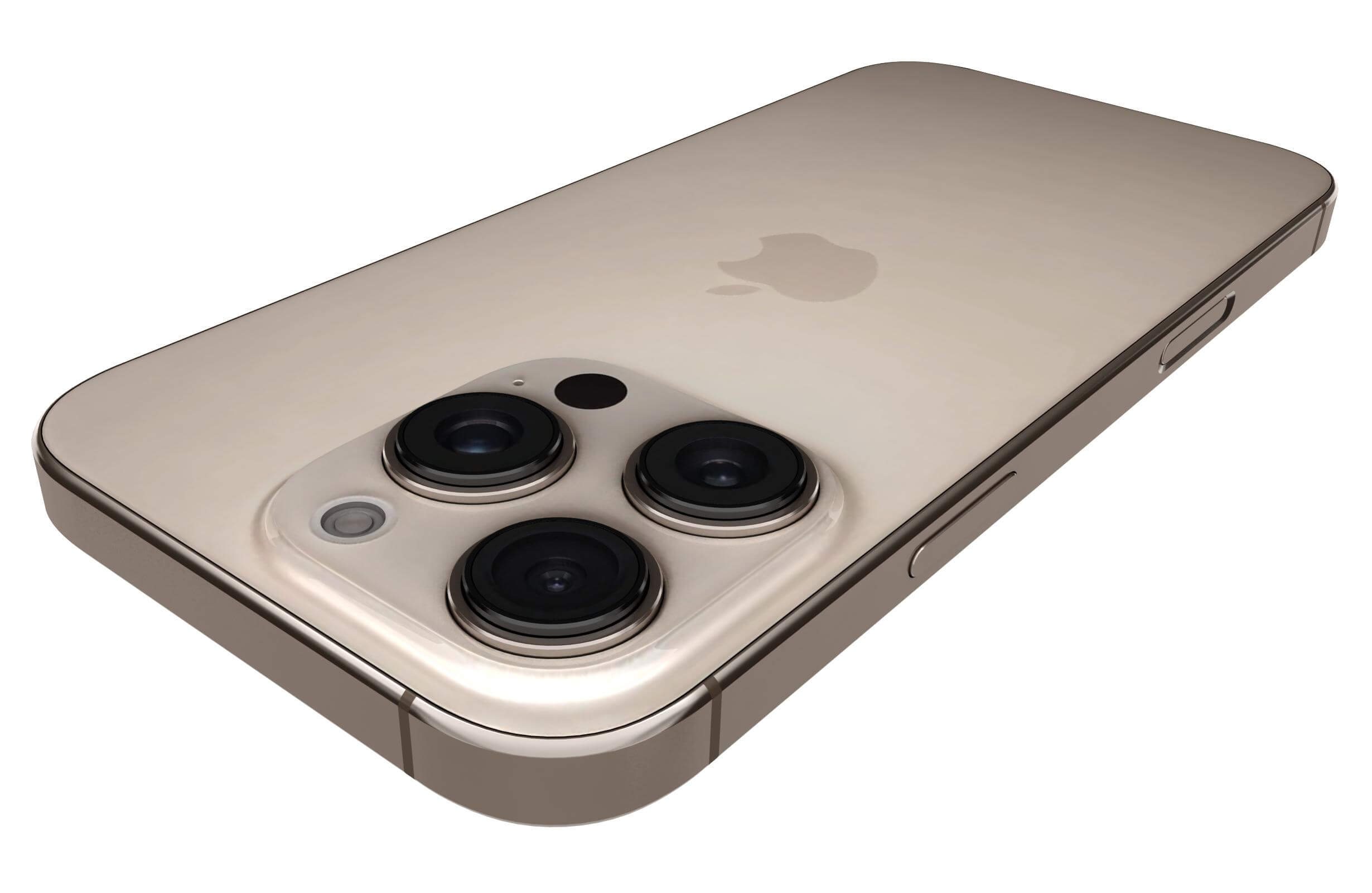 Apple iPhone 16 Pro Desert Titanium - 3D Model by Rever_Art