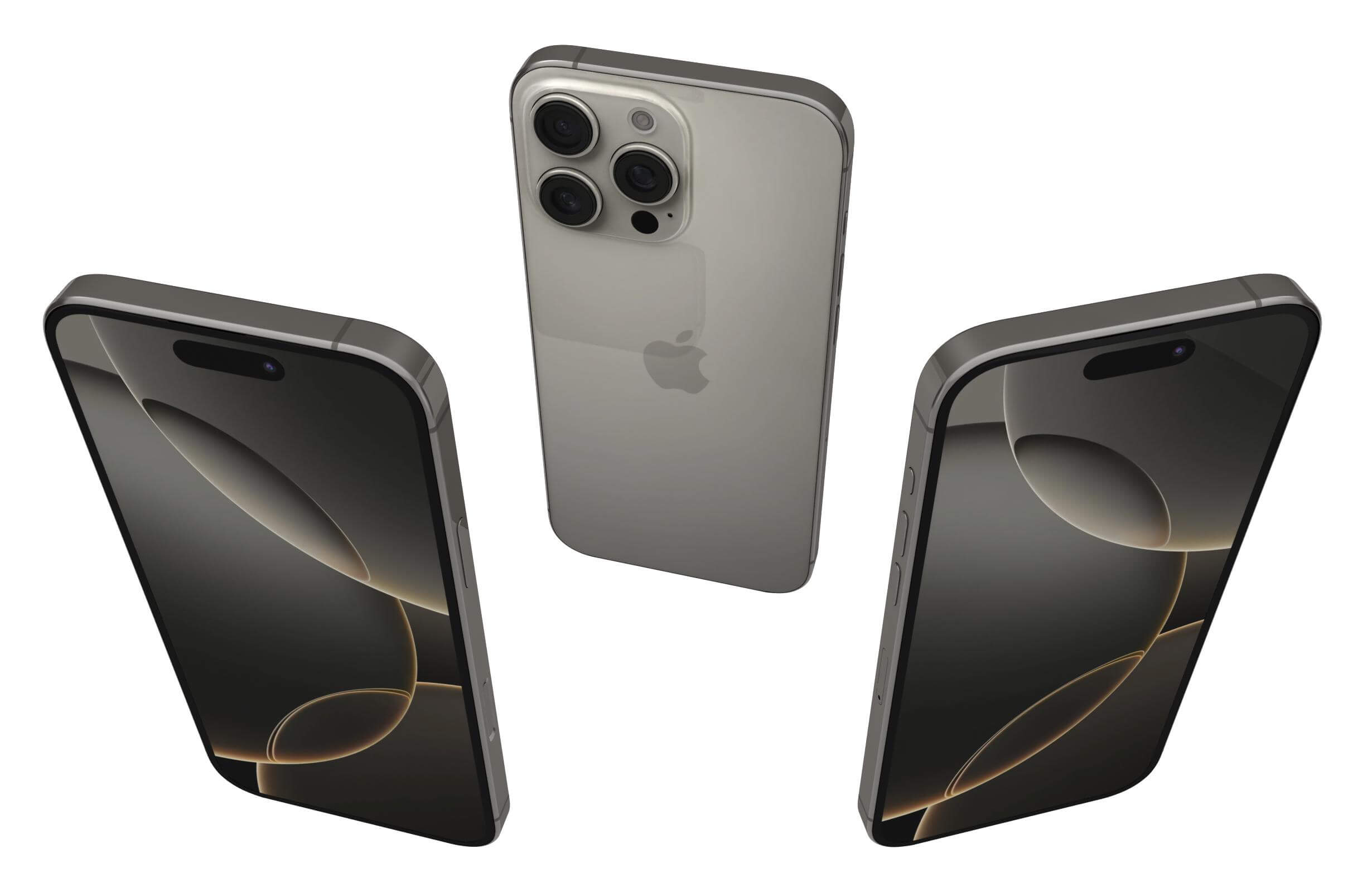 Apple iPhone 16 Pro Max Silver Titanium - 3D Model by Rever_Art