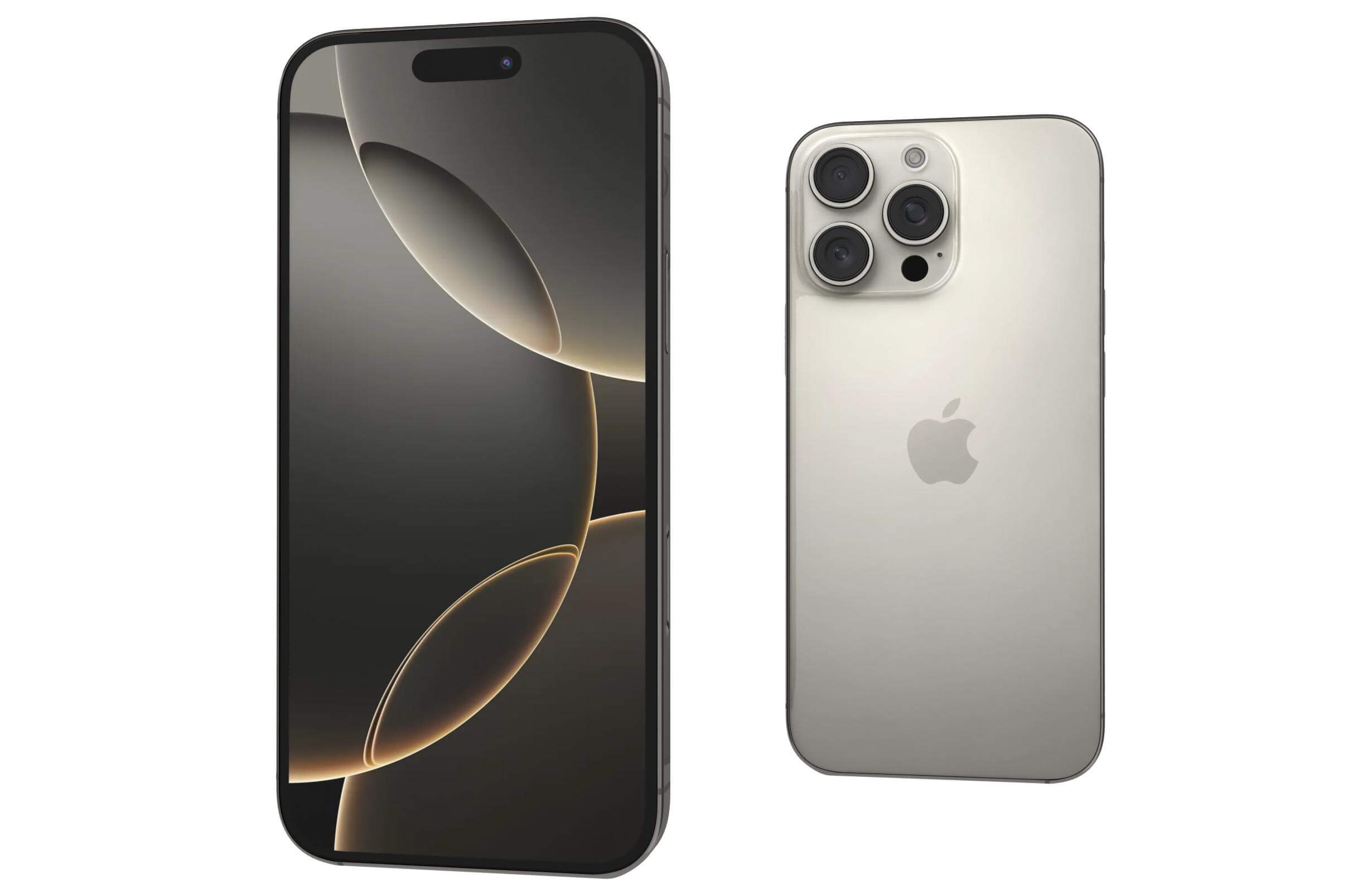 Apple iPhone 16 Pro Max Silver Titanium - 3D Model by Rever_Art