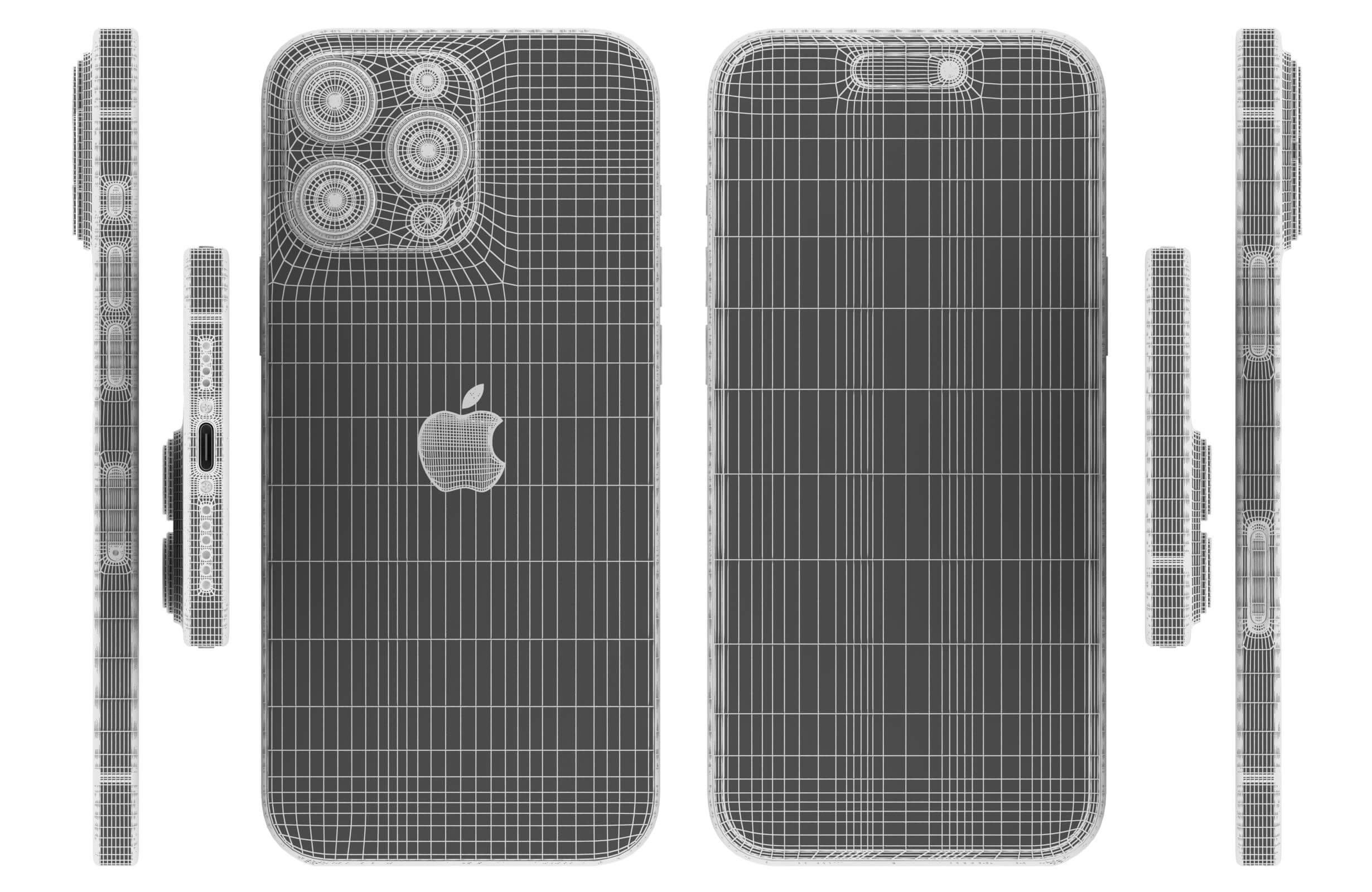 Apple iPhone 16 Pro Natural Titanium - 3D Model by Rever_Art