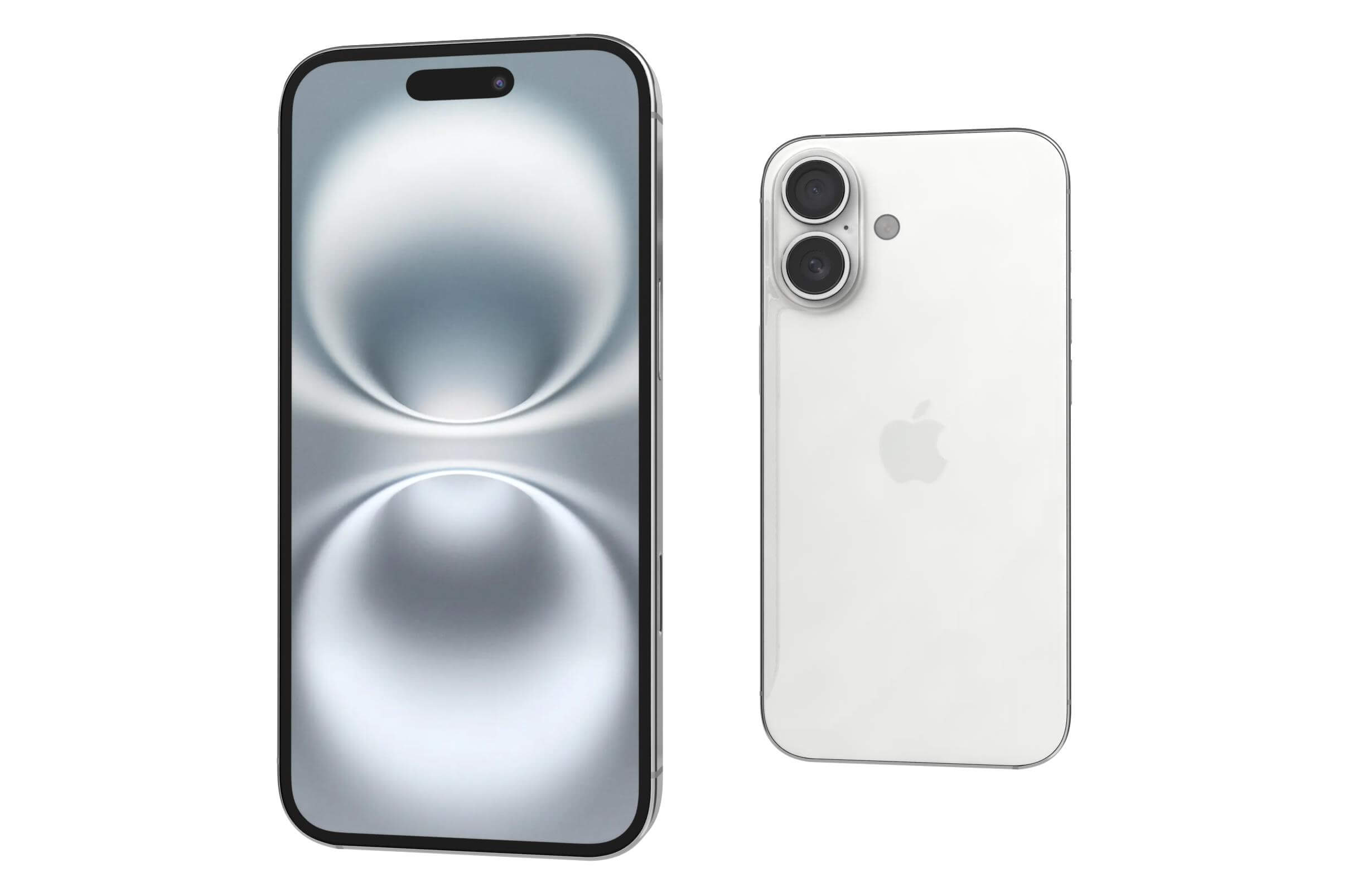 Apple iPhone 16 White - 3D Model by Rever_Art