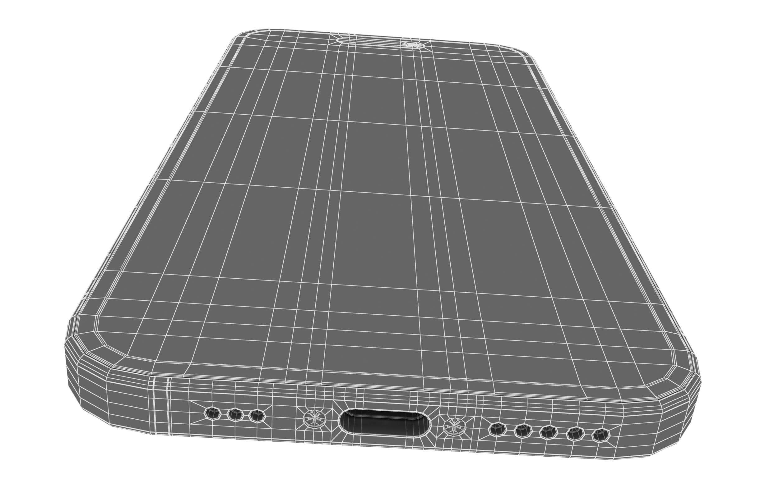 Apple iPhone 16 White - 3D Model by Rever_Art