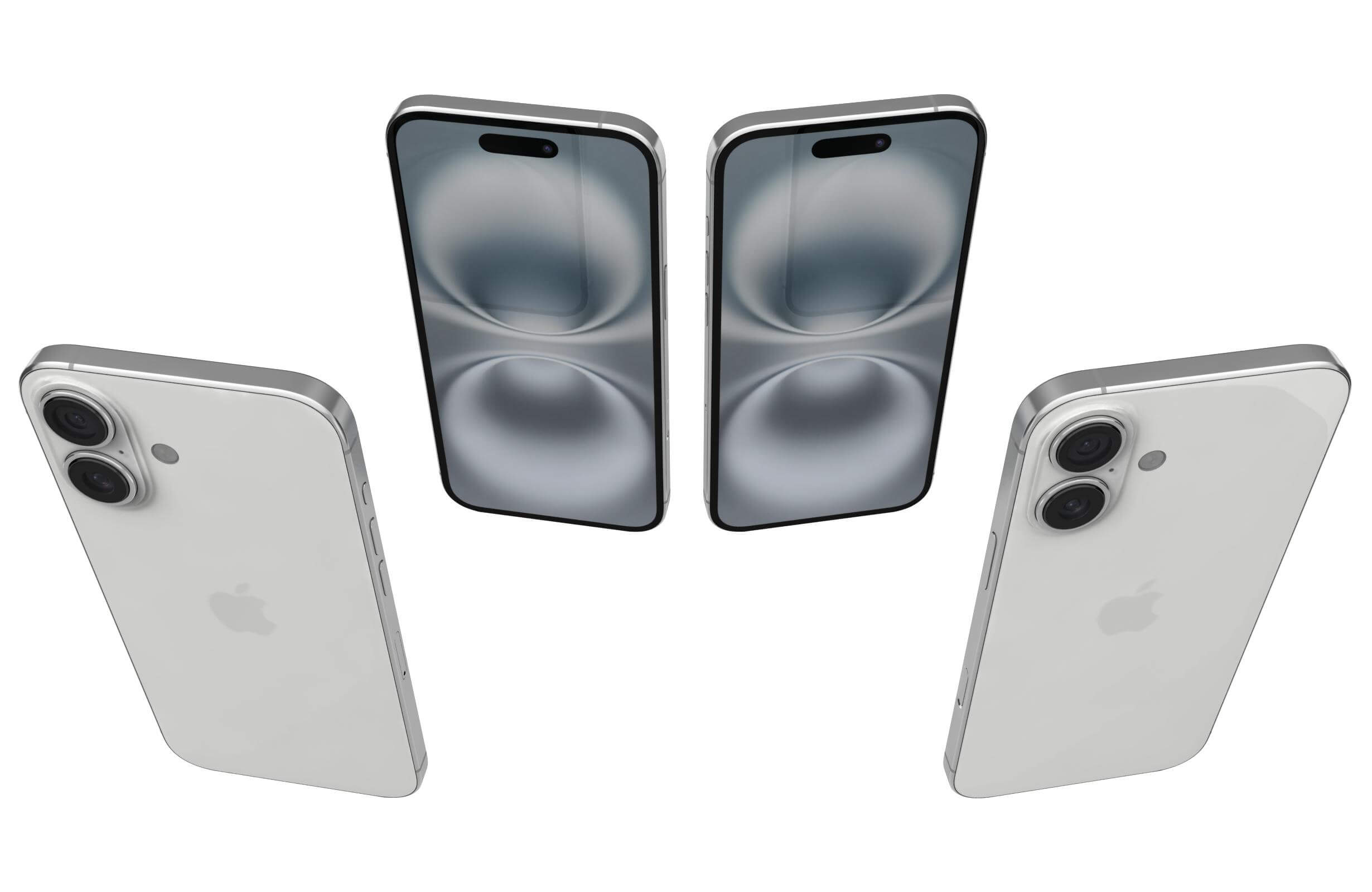 Apple iPhone 16,16 Plus,16 Pro and 16 Pro Max - 3D Model by Rever_Art