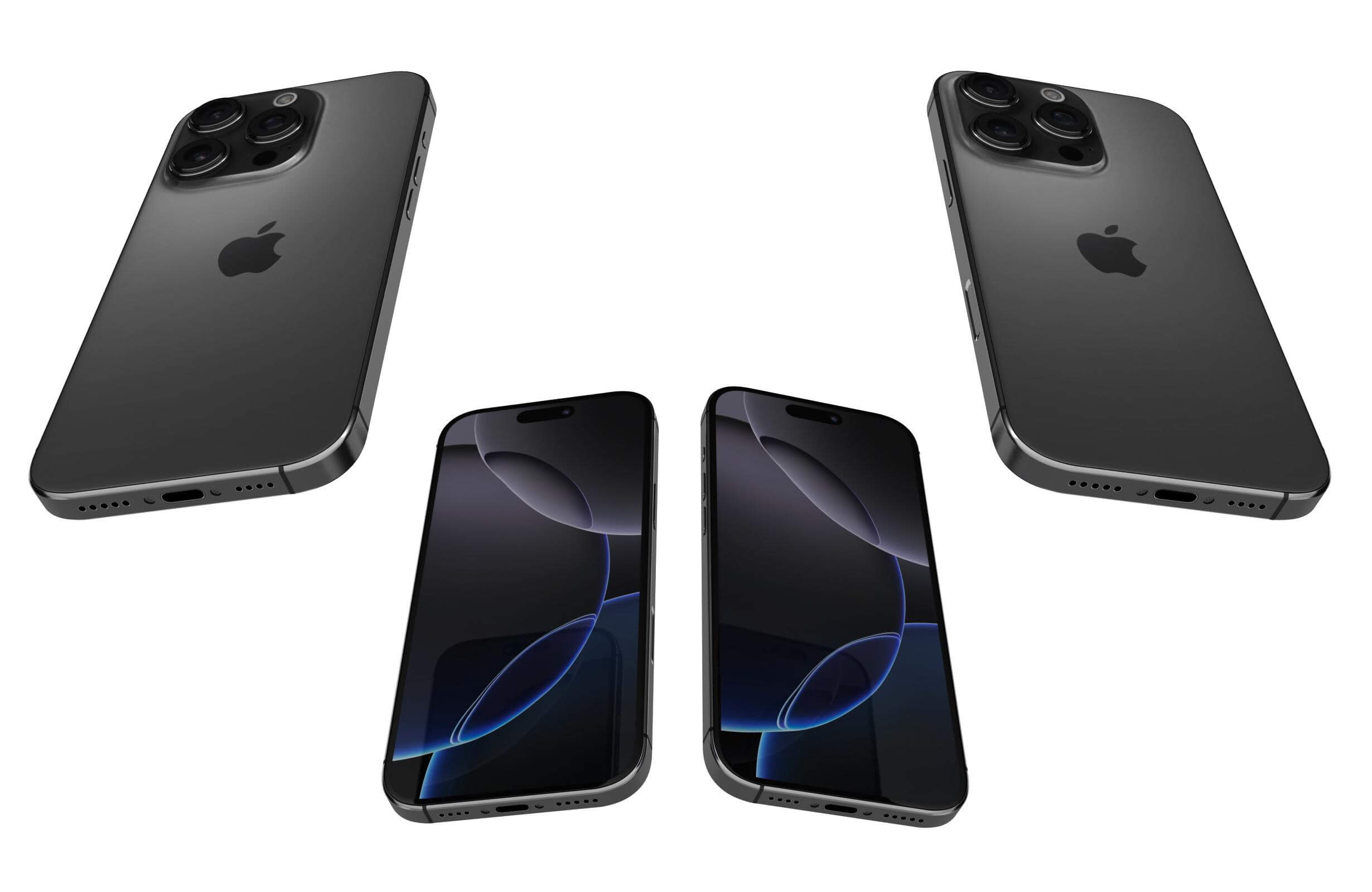 Apple iPhone 16,16 Plus,16 Pro and 16 Pro Max - 3D Model by Rever_Art