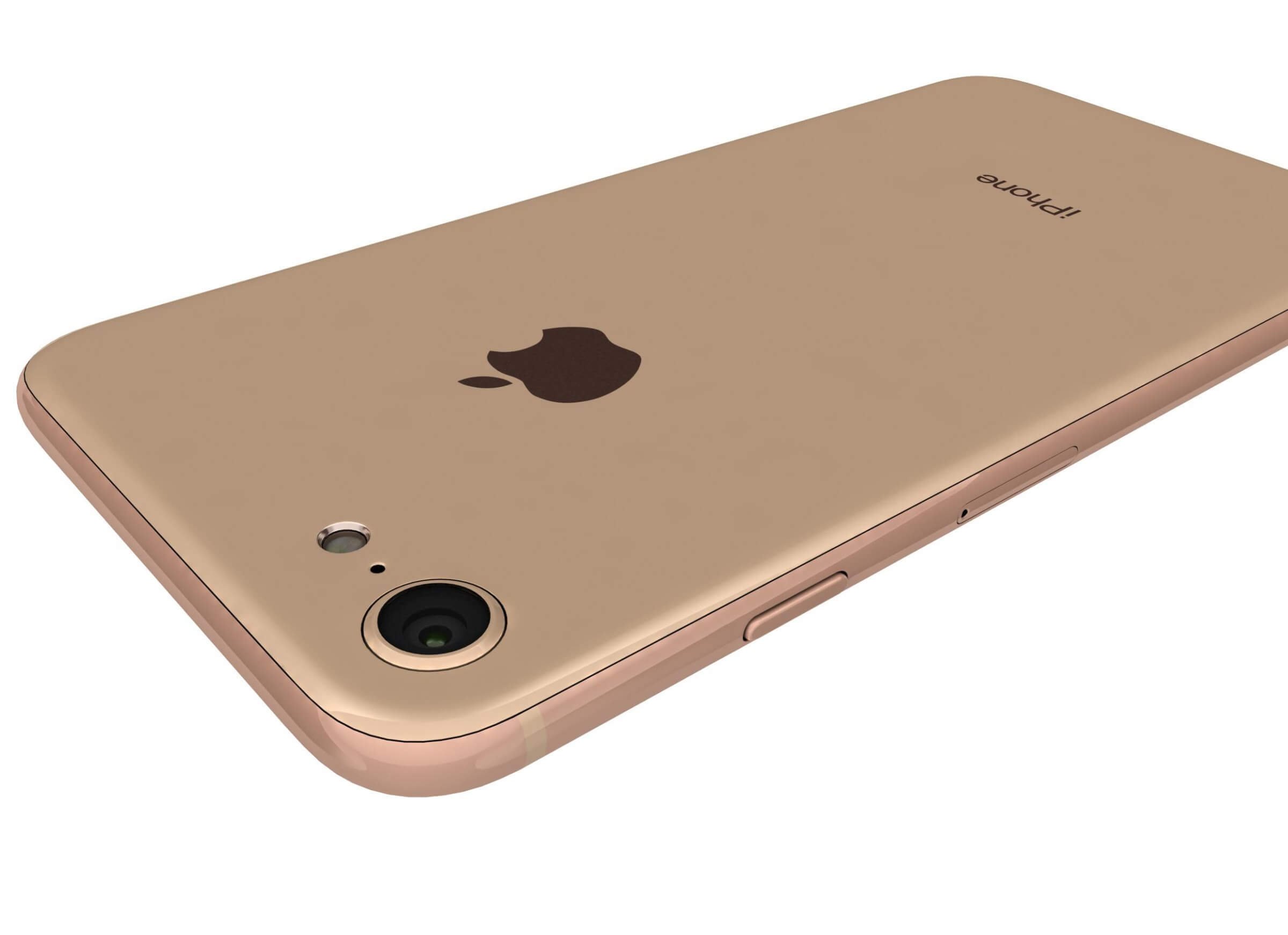 Apple iPhone 8 Gold - 3D Model by Rever_Art
