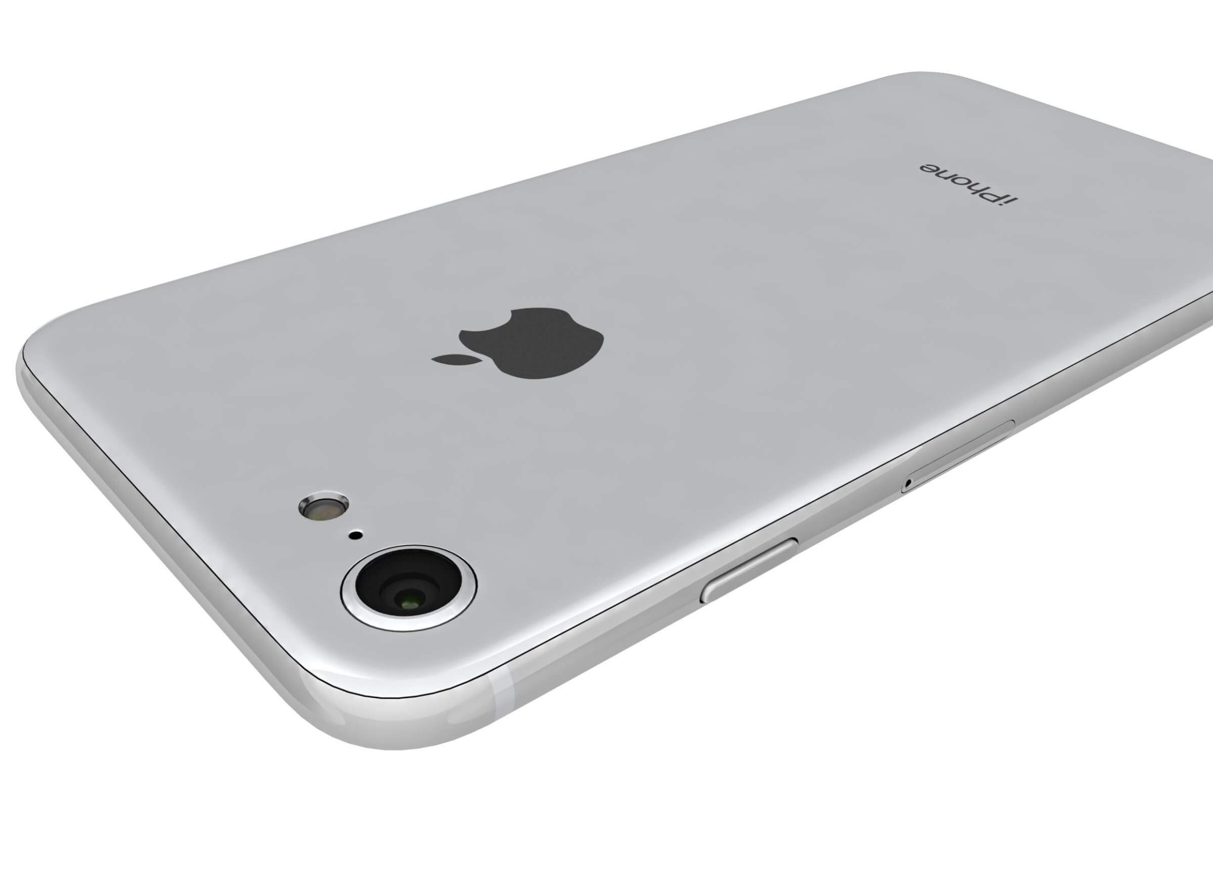 Apple iPhone 8 Silver - 3D Model by Rever_Art