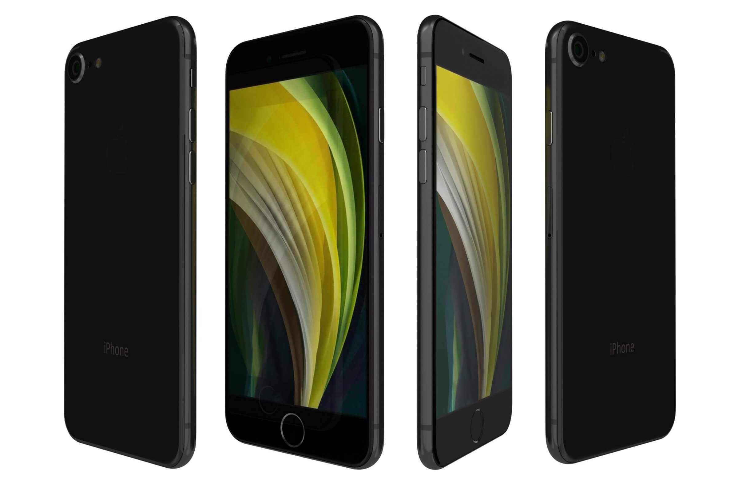 Apple iPhone SE (2020) All Colors - 3D Model by Rever_Art