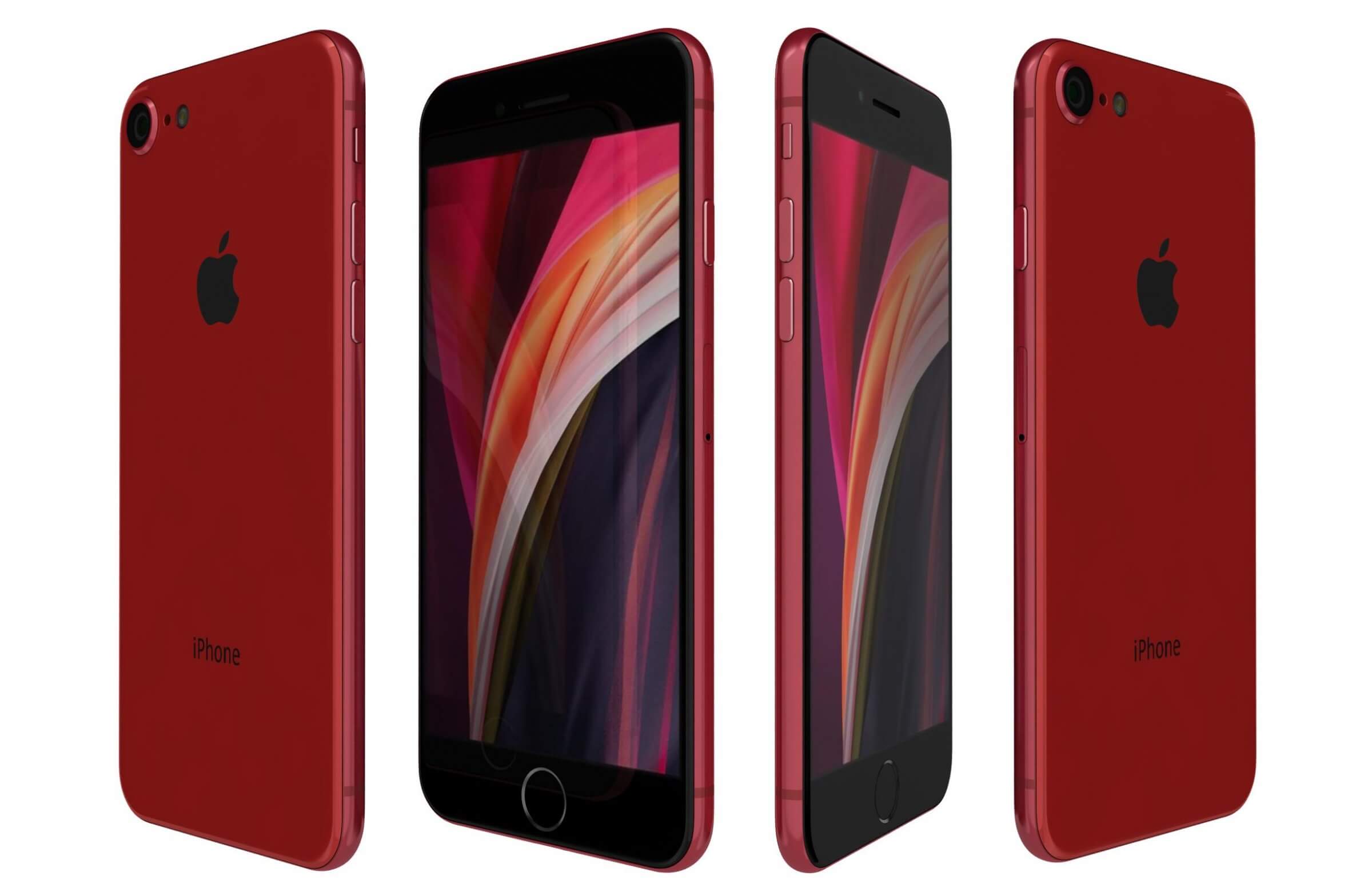 Apple iPhone SE (2020) All Colors - 3D Model by Rever_Art