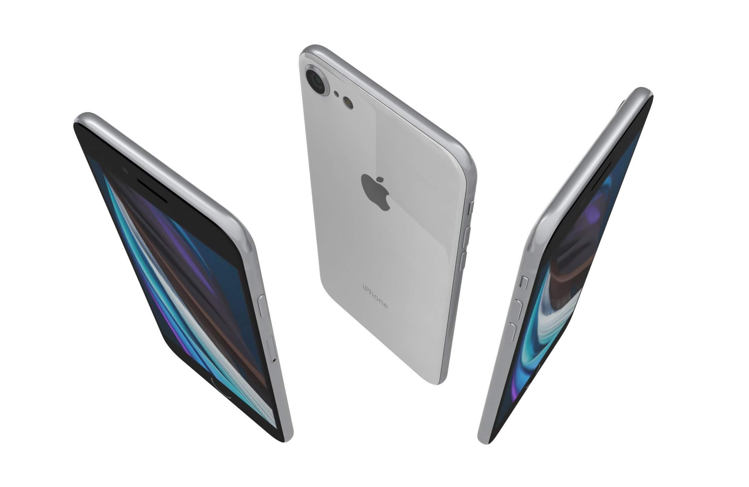 Apple iPhone SE (2020) All Colors - 3D Model by Rever_Art