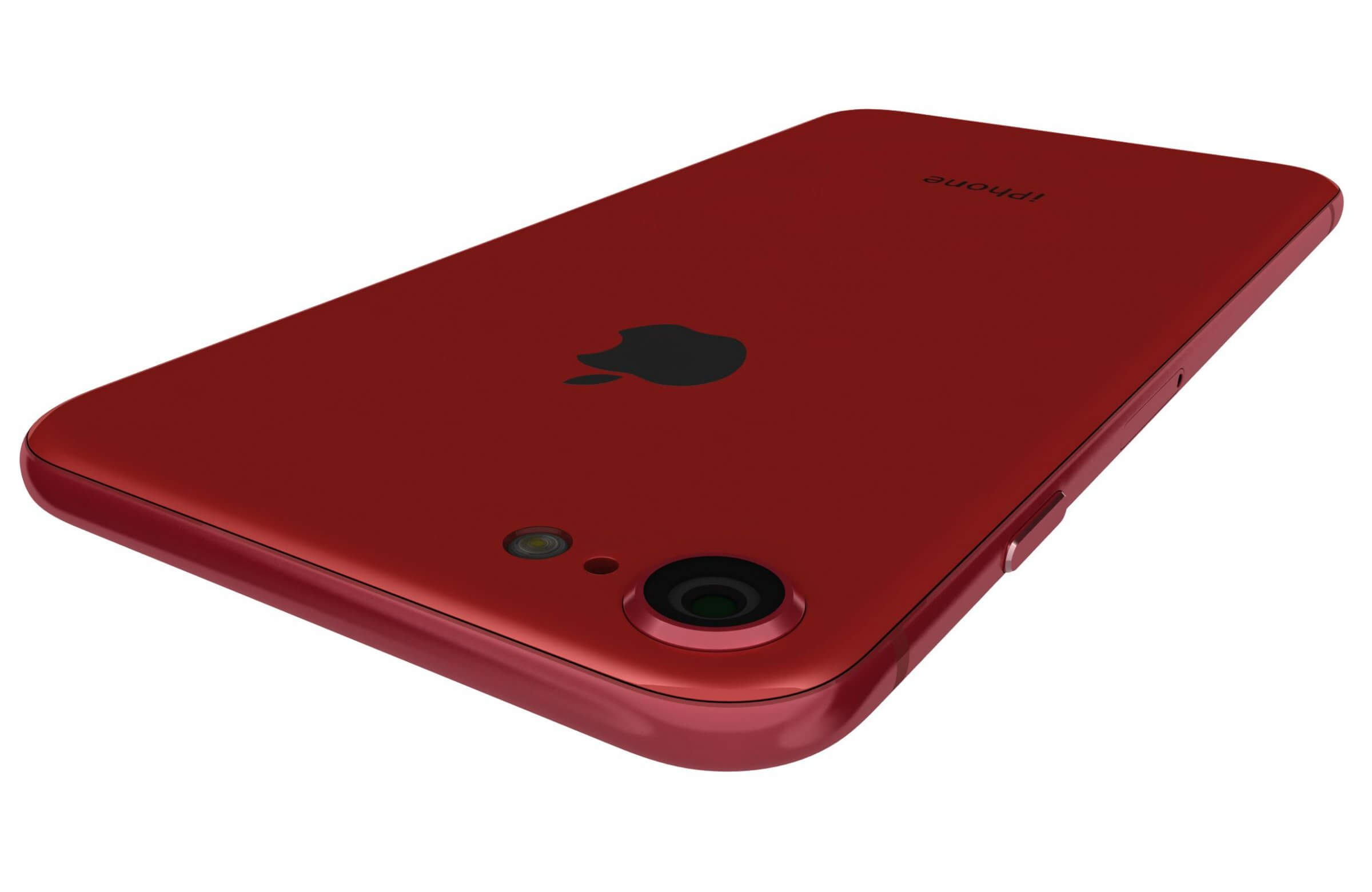 Apple iPhone SE (2020) Red - 3D Model by Rever_Art
