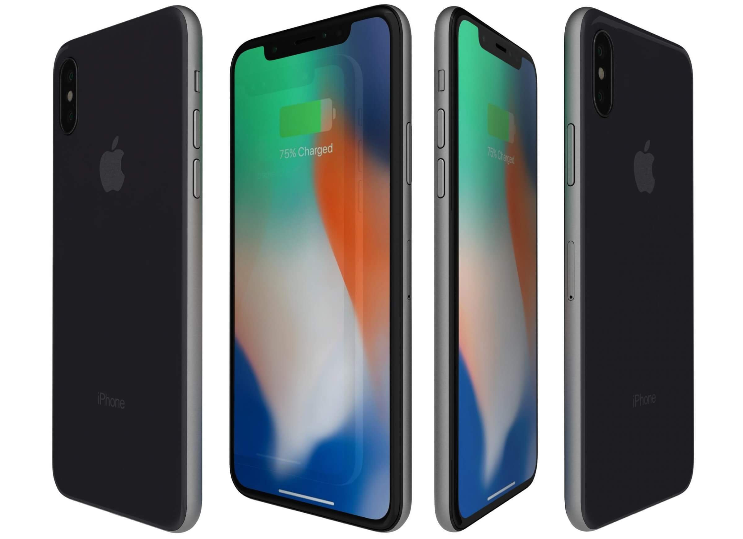 Apple iPhone X All Colors - 3D Model by Rever_Art