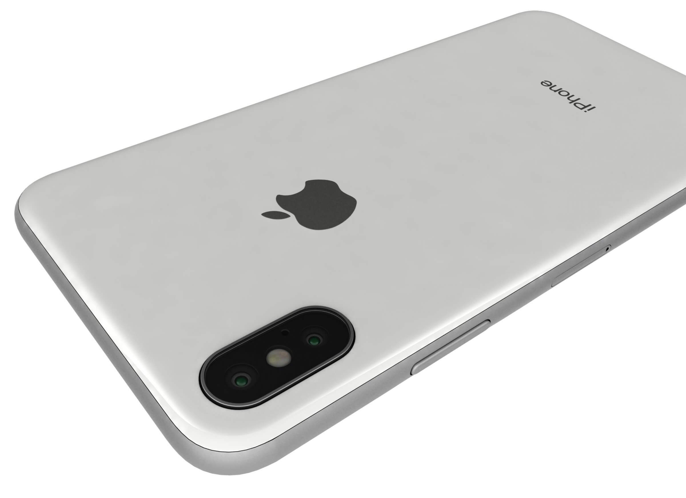 Apple iPhone X Silver - 3D Model by Rever_Art