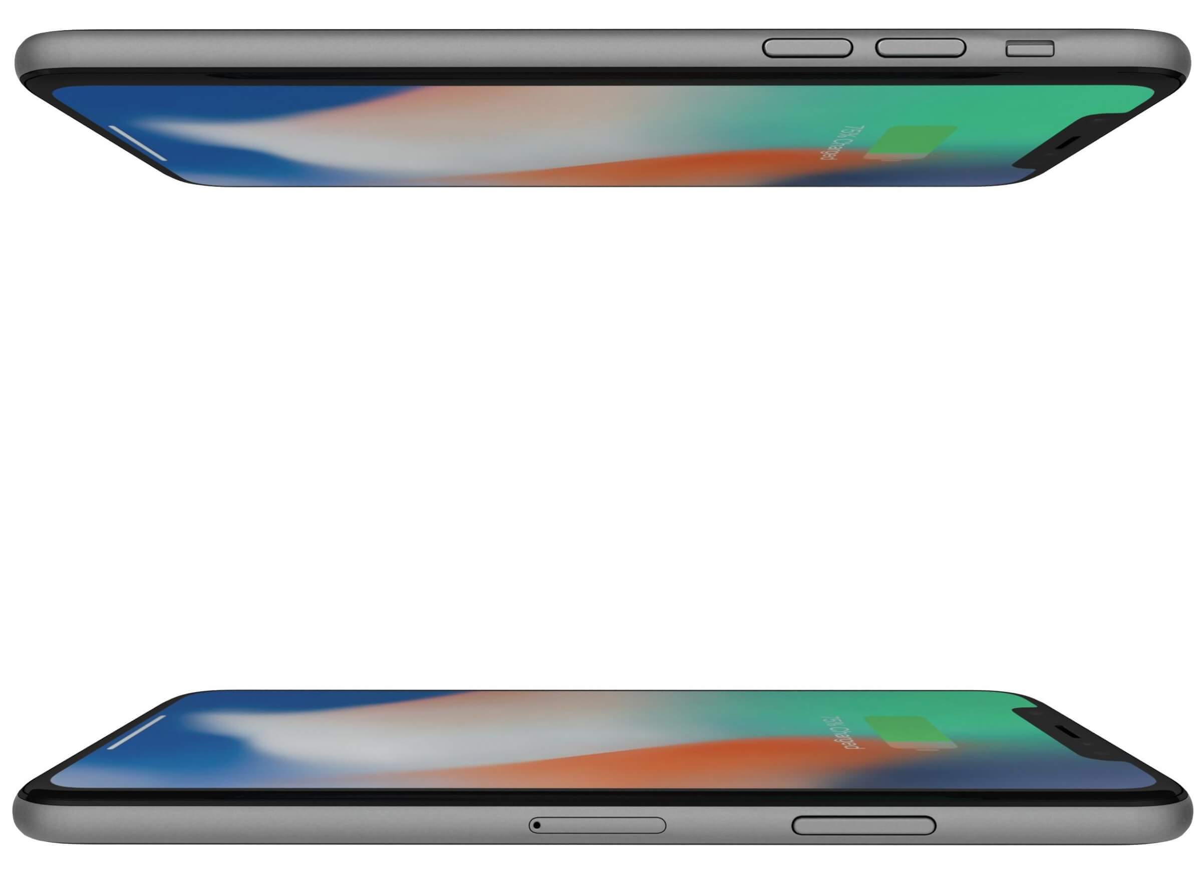 Apple iPhone X Space Gray - 3D Model by Rever_Art