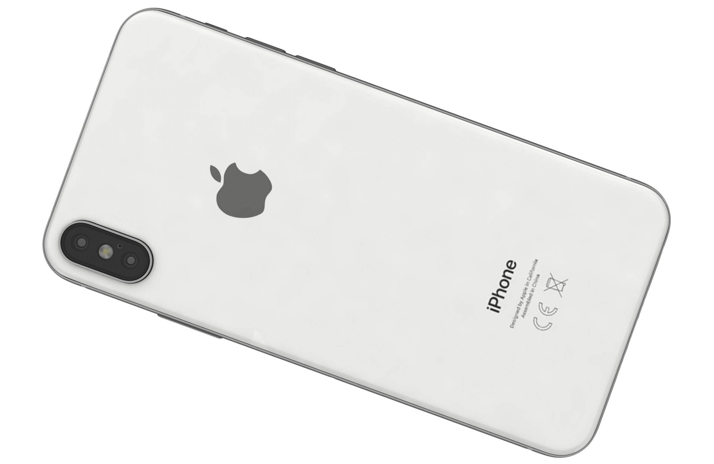 Apple iPhone XS White - 3D Model by Rever_Art