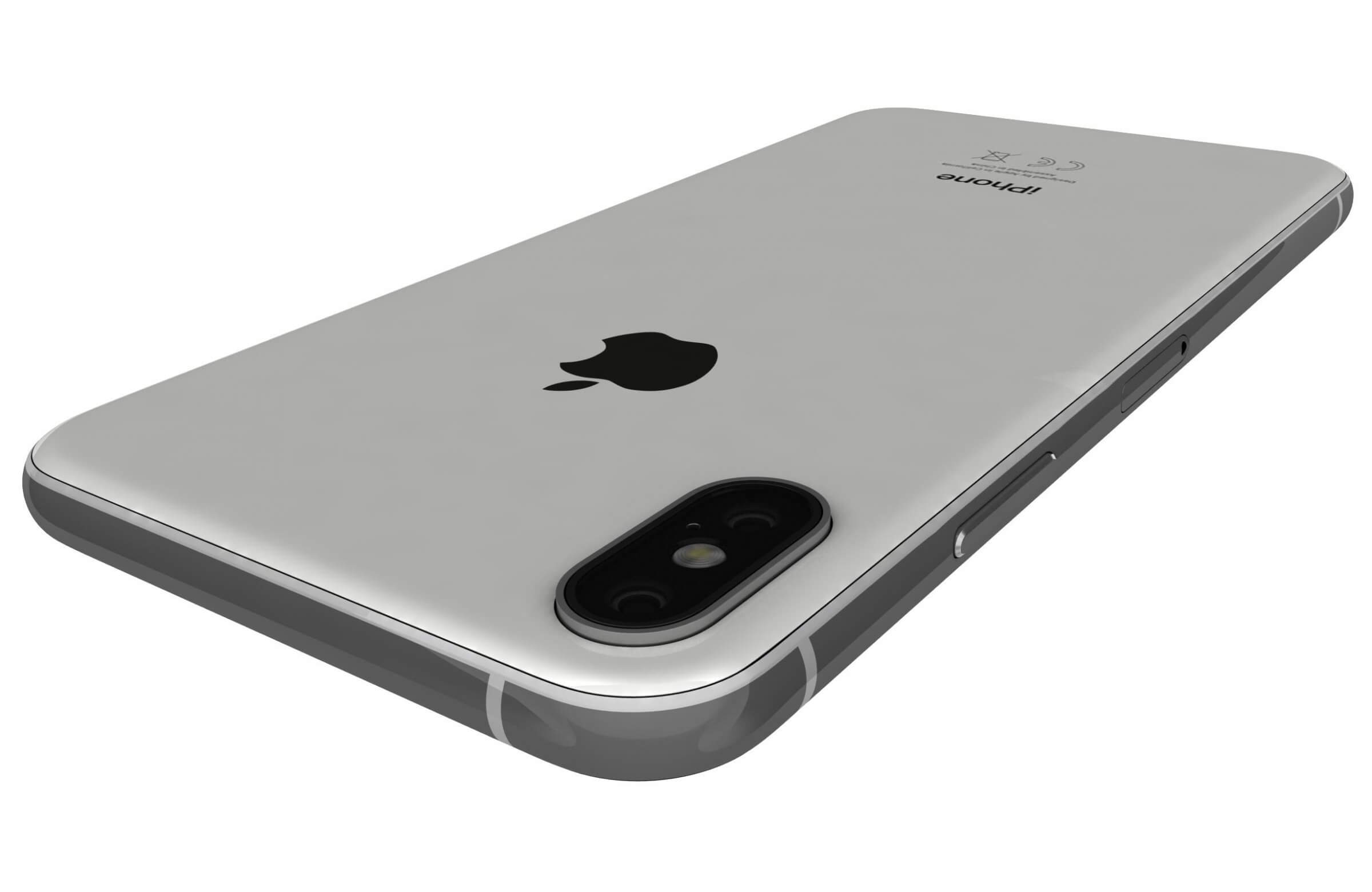 Apple iPhone XS White - 3D Model by Rever_Art
