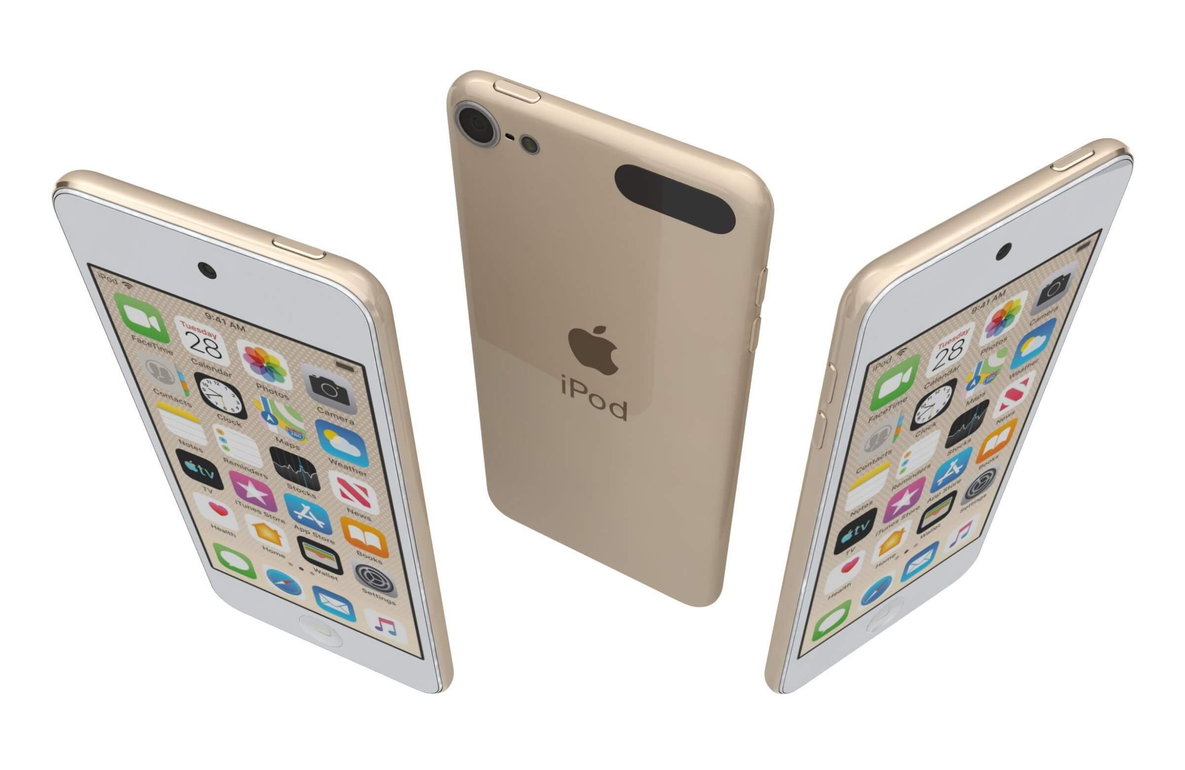 Apple iPod Touch All Colors - 3D Model by Rever_Art