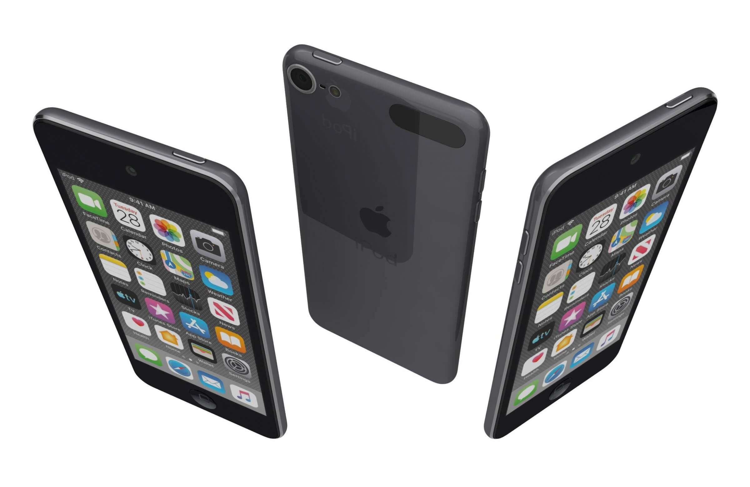 Apple iPod Touch All Colors - 3D Model by Rever_Art