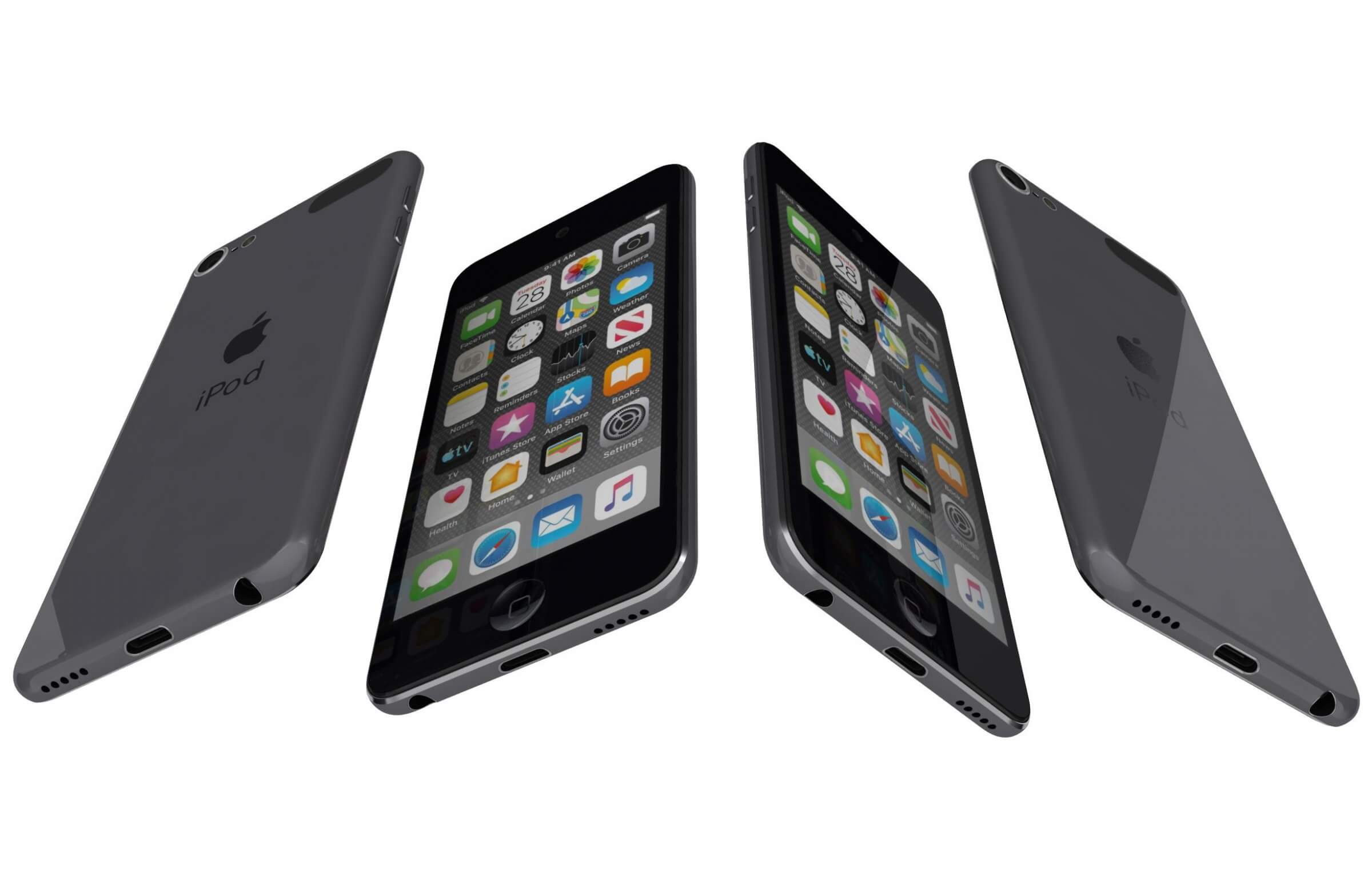 Apple iPod Touch Black - 3D Model by Rever_Art