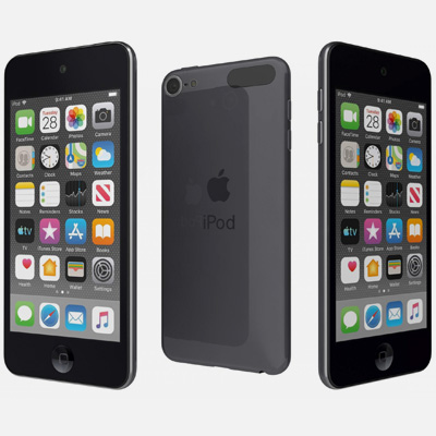 Apple iPod Touch Black - 3D Model by Rever_Art