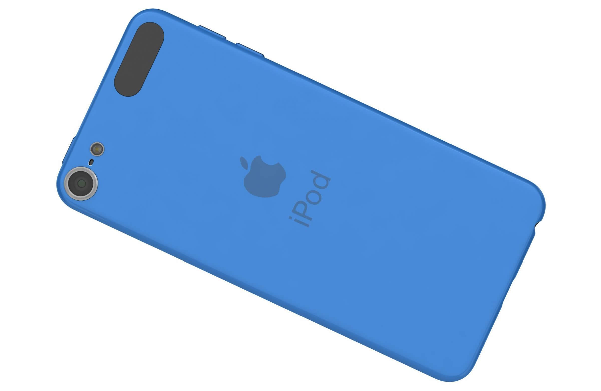 Apple iPod Touch Blue - 3D Model by Rever_Art