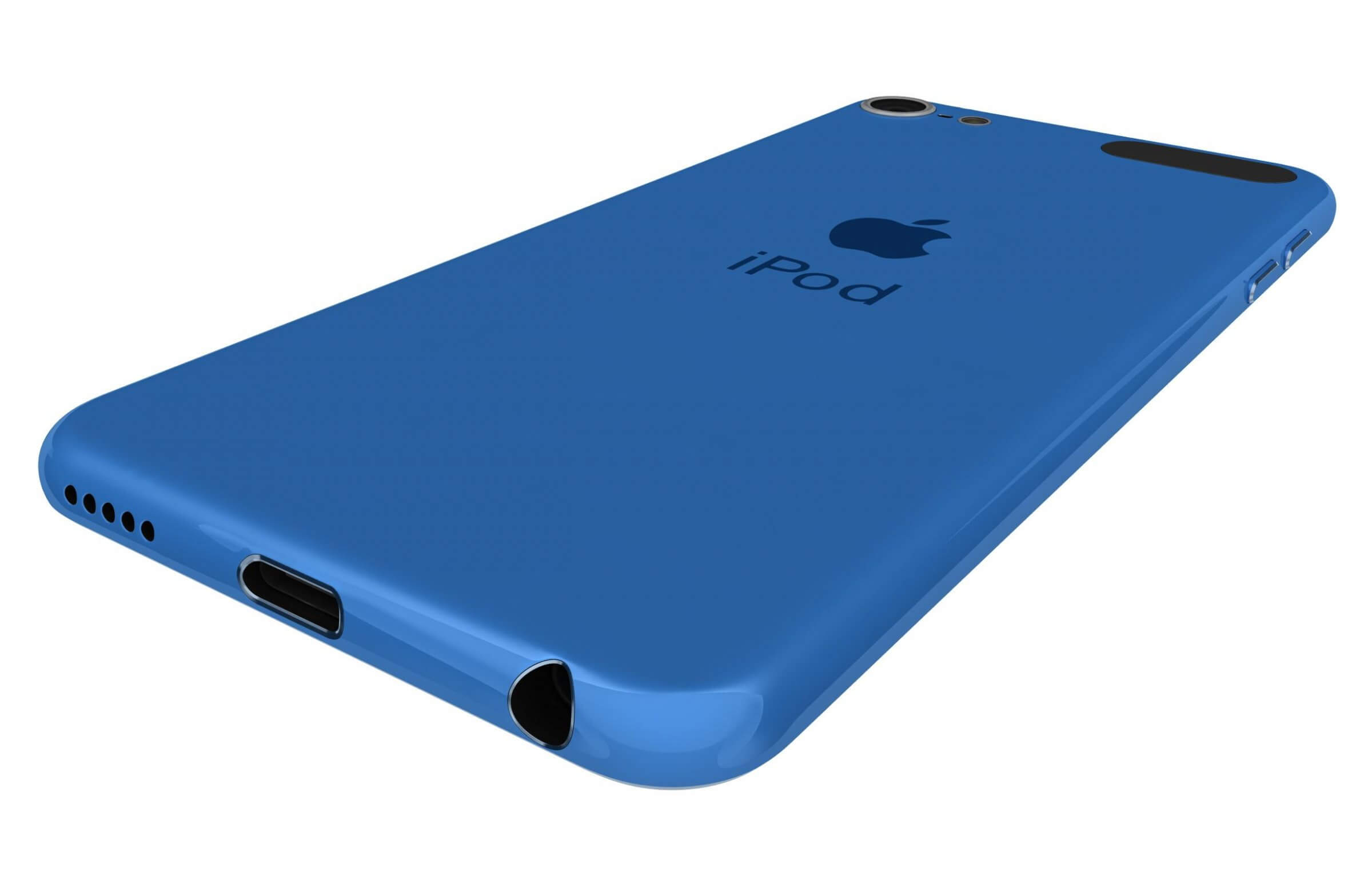Apple iPod Touch Blue - 3D Model by Rever_Art