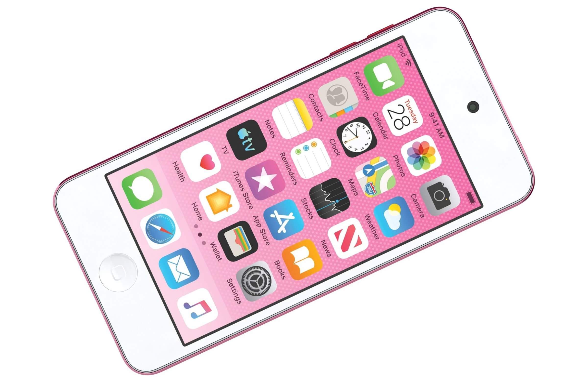 Apple iPod Touch Red - 3D Model by Rever_Art