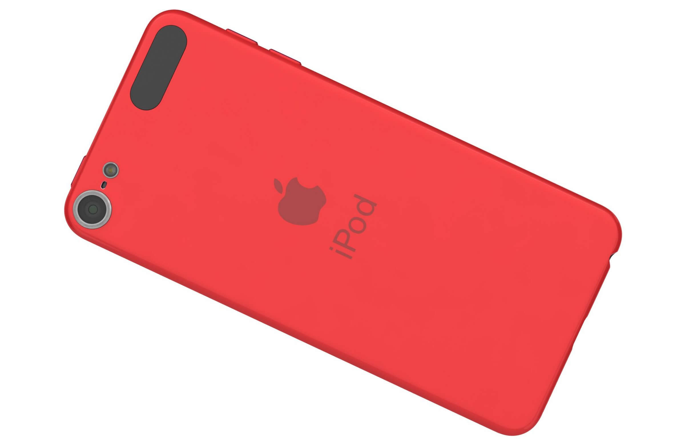 Apple iPod Touch Red - 3D Model by Rever_Art