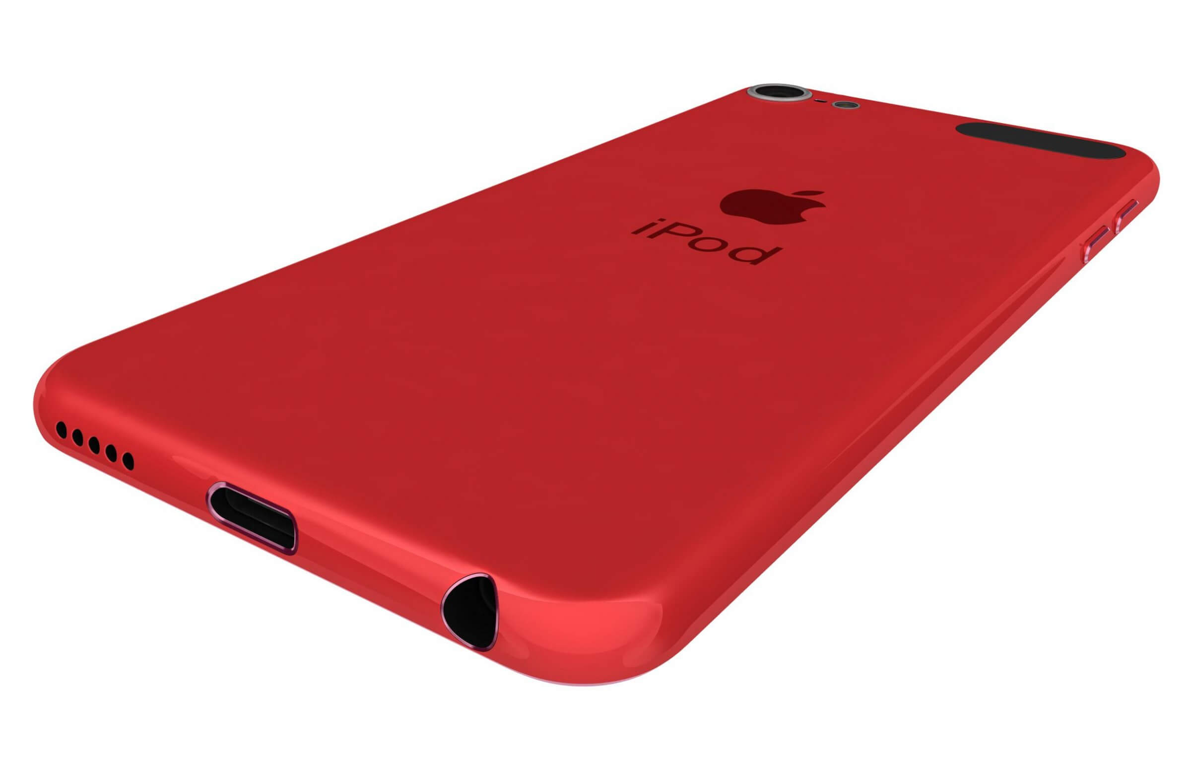 Apple iPod Touch Red - 3D Model by Rever_Art