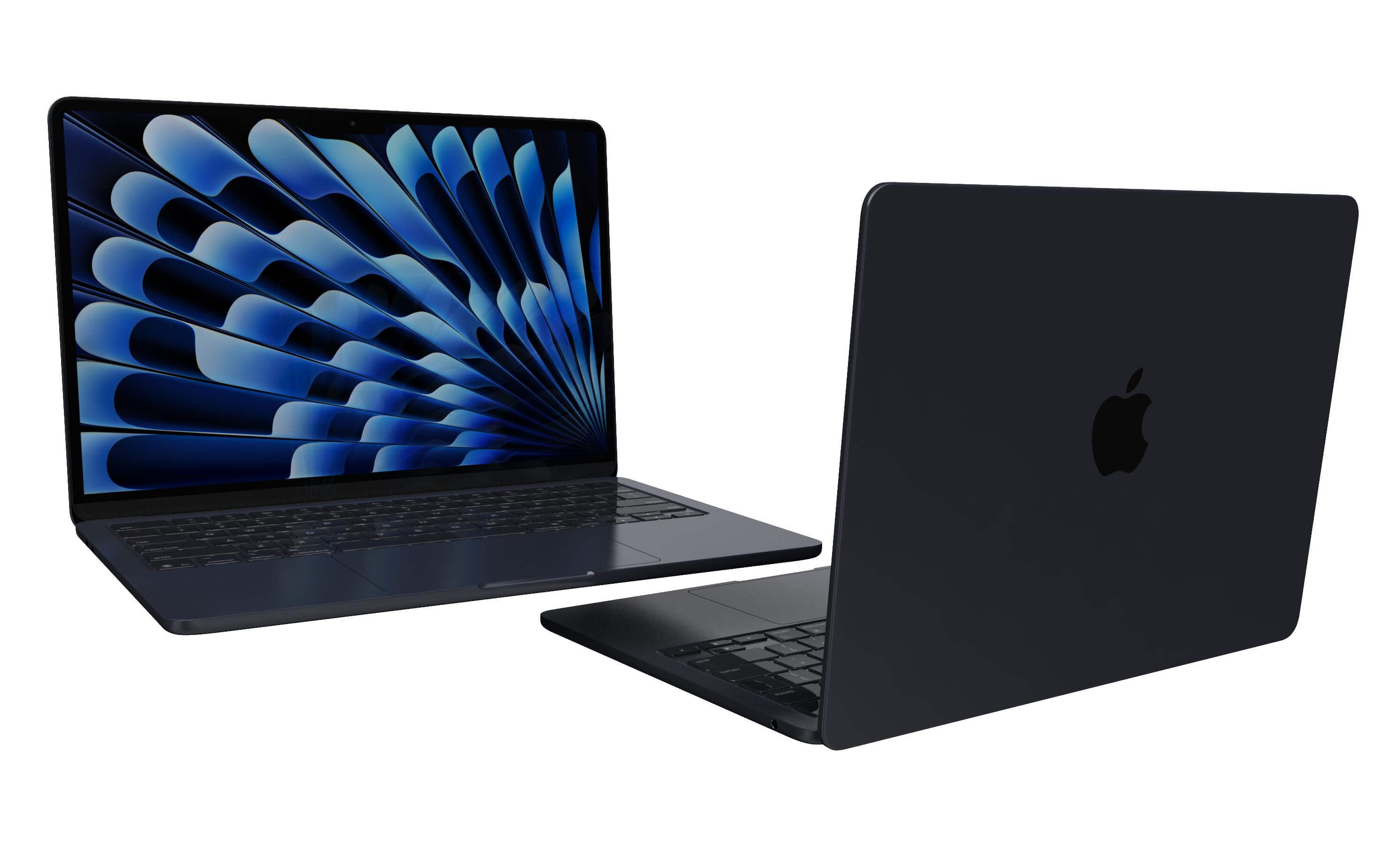 Apple MacBook Air 13 inch With M4 Chip Midnight - 3D Model by Rever_Art