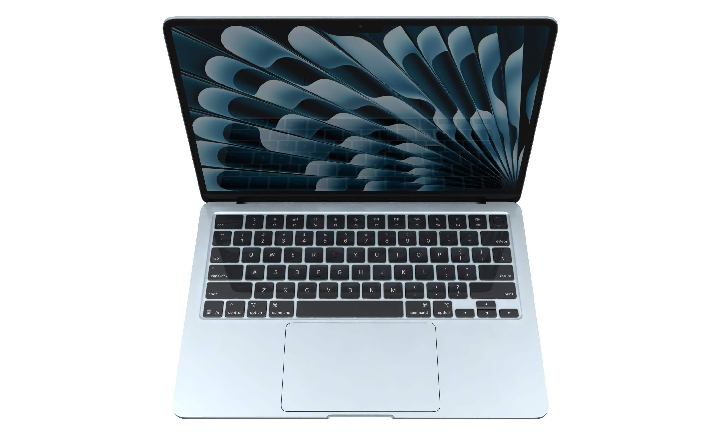 Apple MacBook Air 13 inch With M4 Chip Sky Blue - 3D Model by Rever_Art