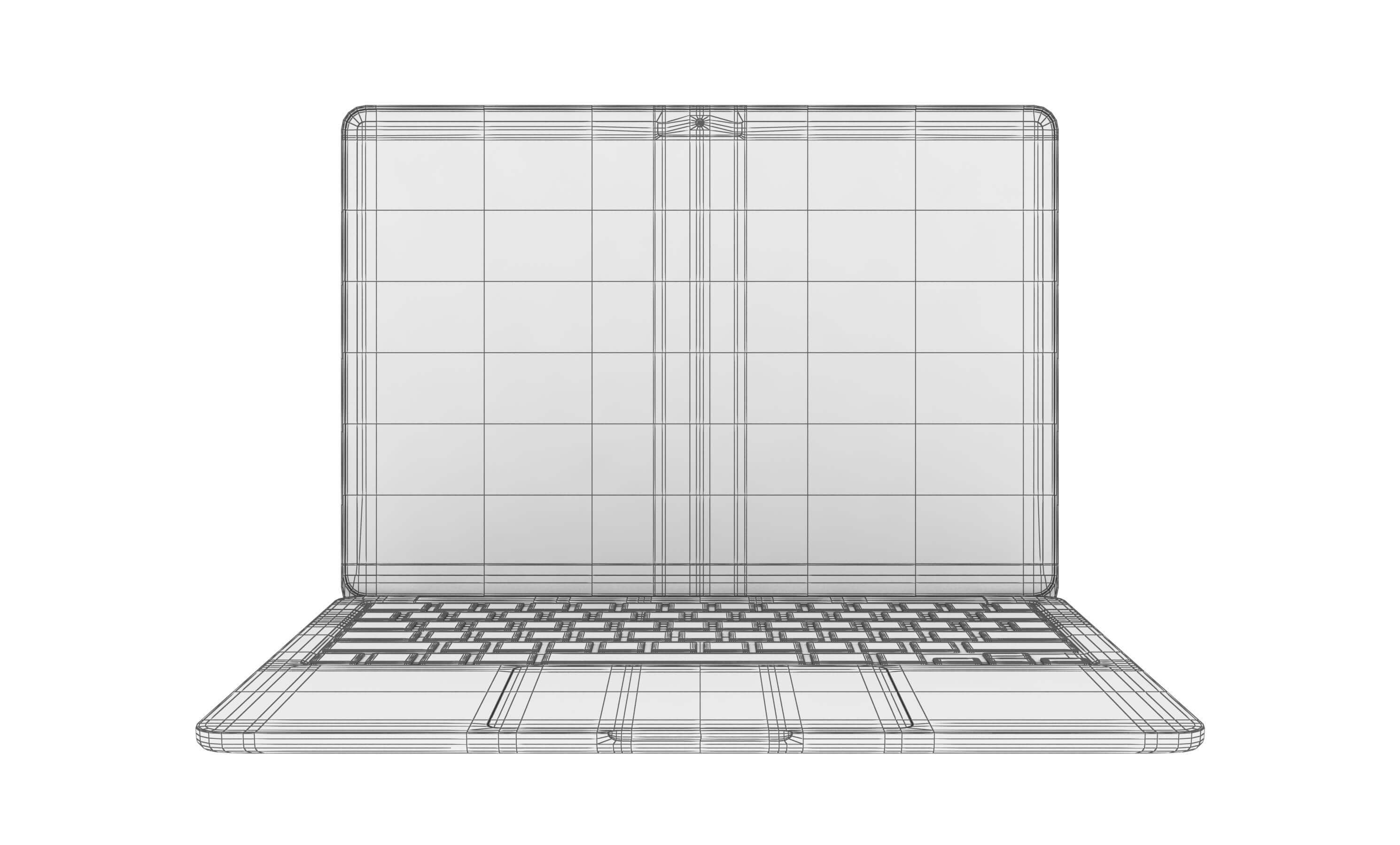 Apple MacBook Air 13 inch With M4 Chip Sky Blue - 3D Model by Rever_Art