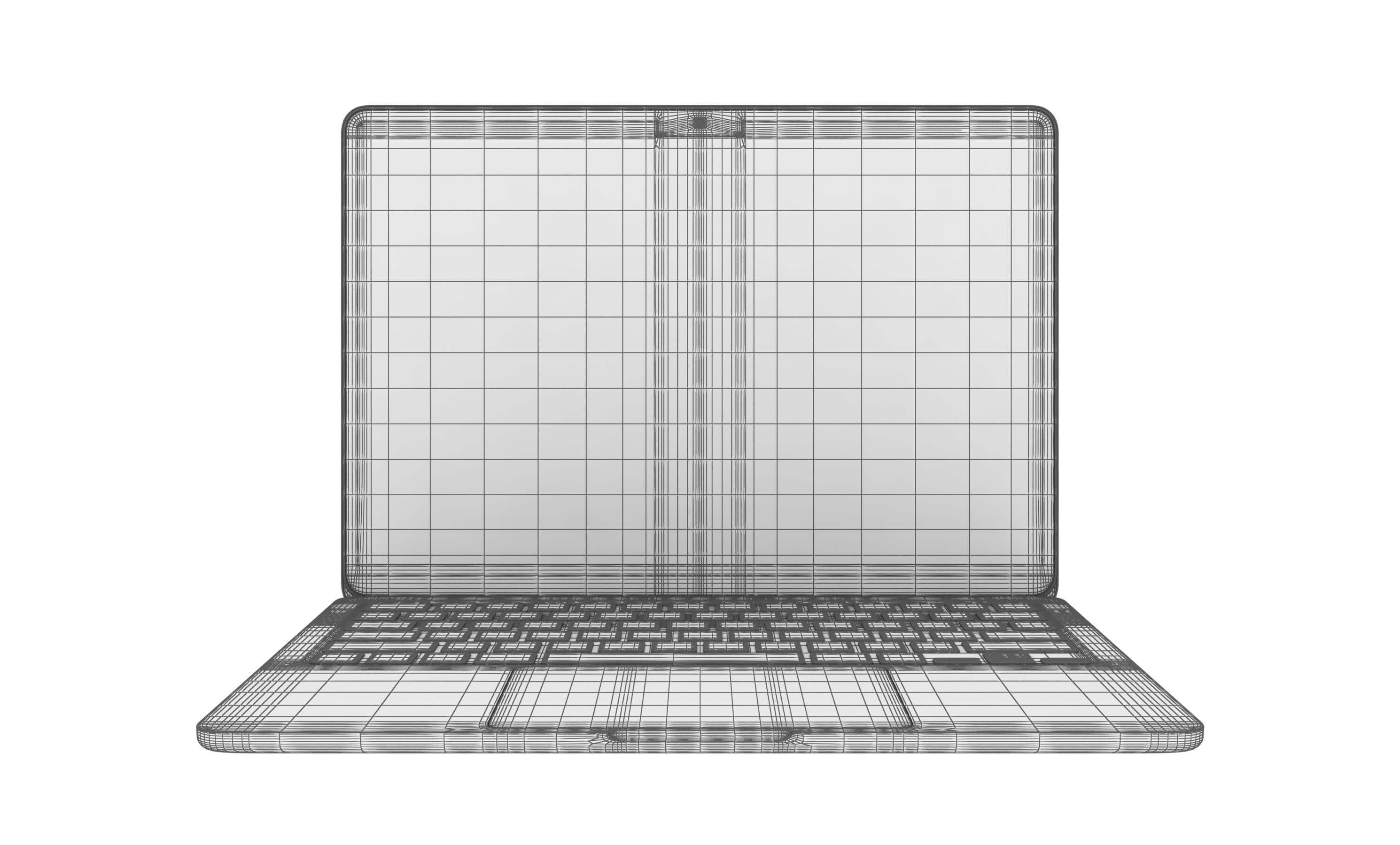 Apple MacBook Air 13 inch With M4 Chip Sky Blue - 3D Model by Rever_Art