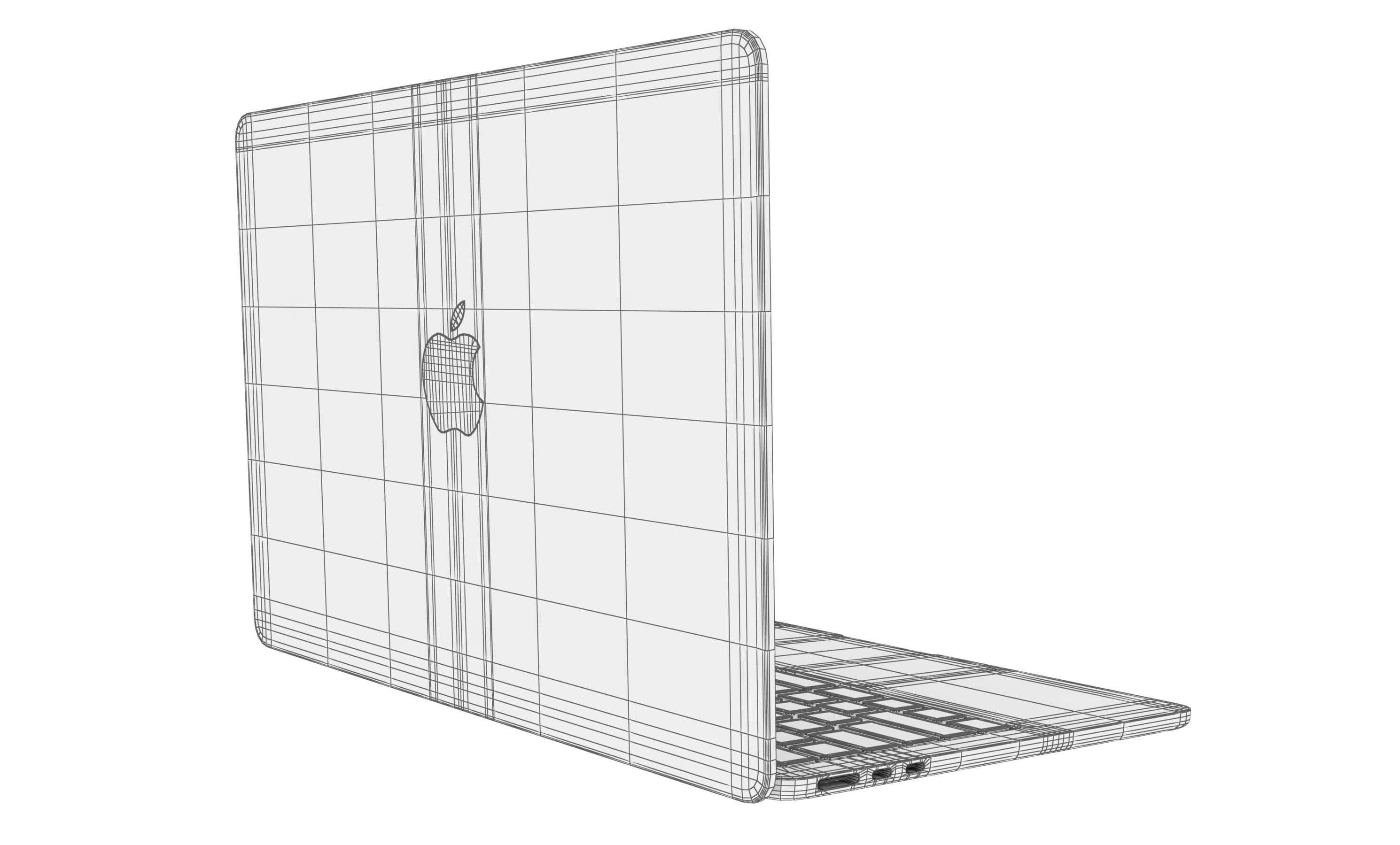Apple MacBook Air 13 inch With M4 Chip Sky Blue - 3D Model by Rever_Art