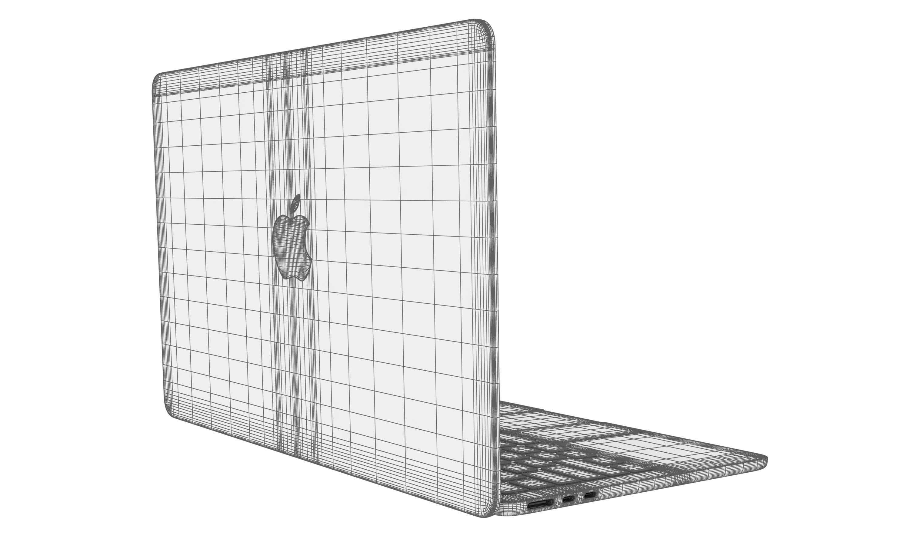 Apple MacBook Air 13 inch With M4 Chip Sky Blue - 3D Model by Rever_Art