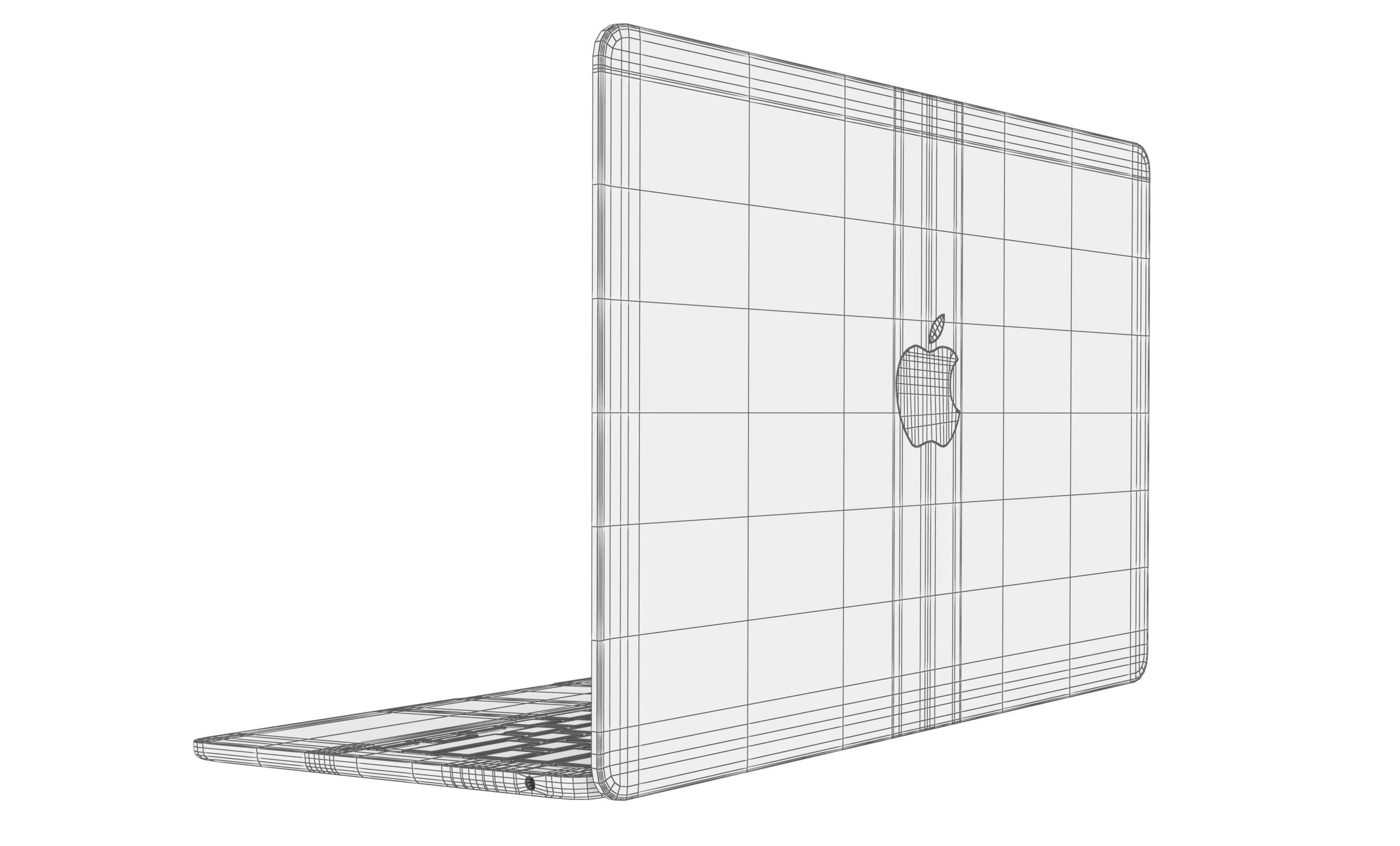 Apple MacBook Air 13 inch With M4 Chip Sky Blue - 3D Model by Rever_Art