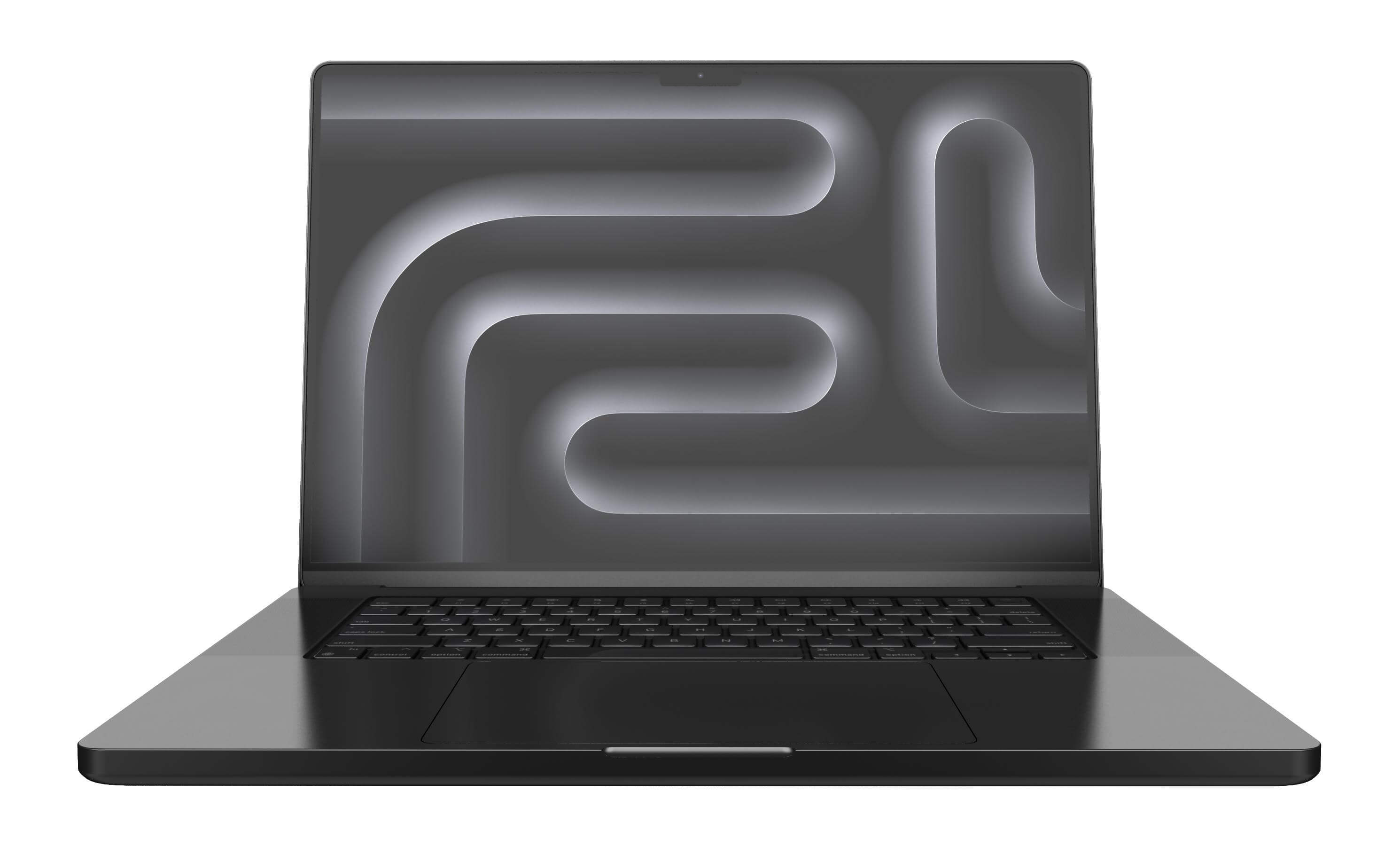 Apple MacBook Pro 16 Inch Black and Silver - 3D Model by Rever_Art