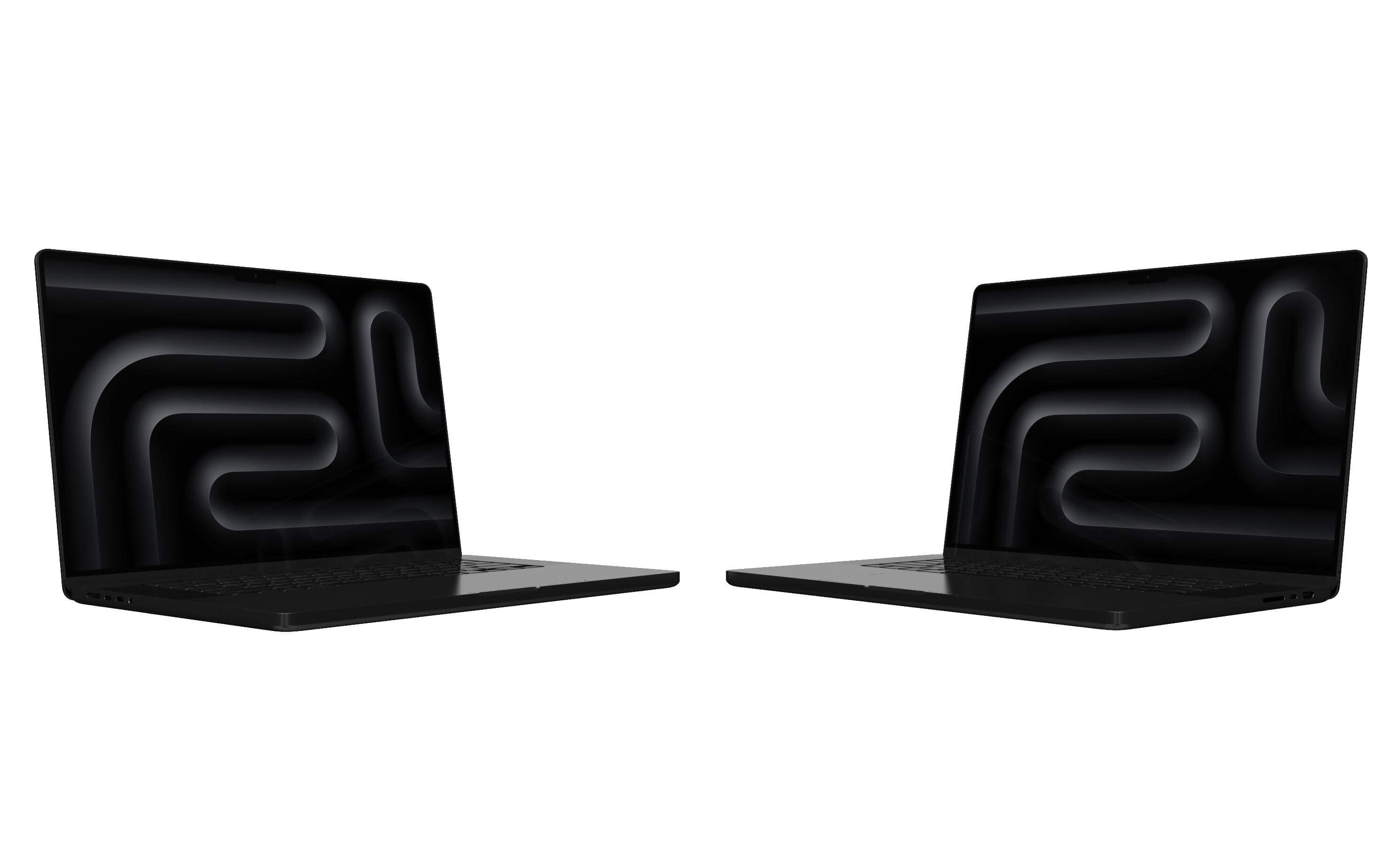 Apple MacBook Pro 16 Inch Black and Silver - 3D Model by Rever_Art