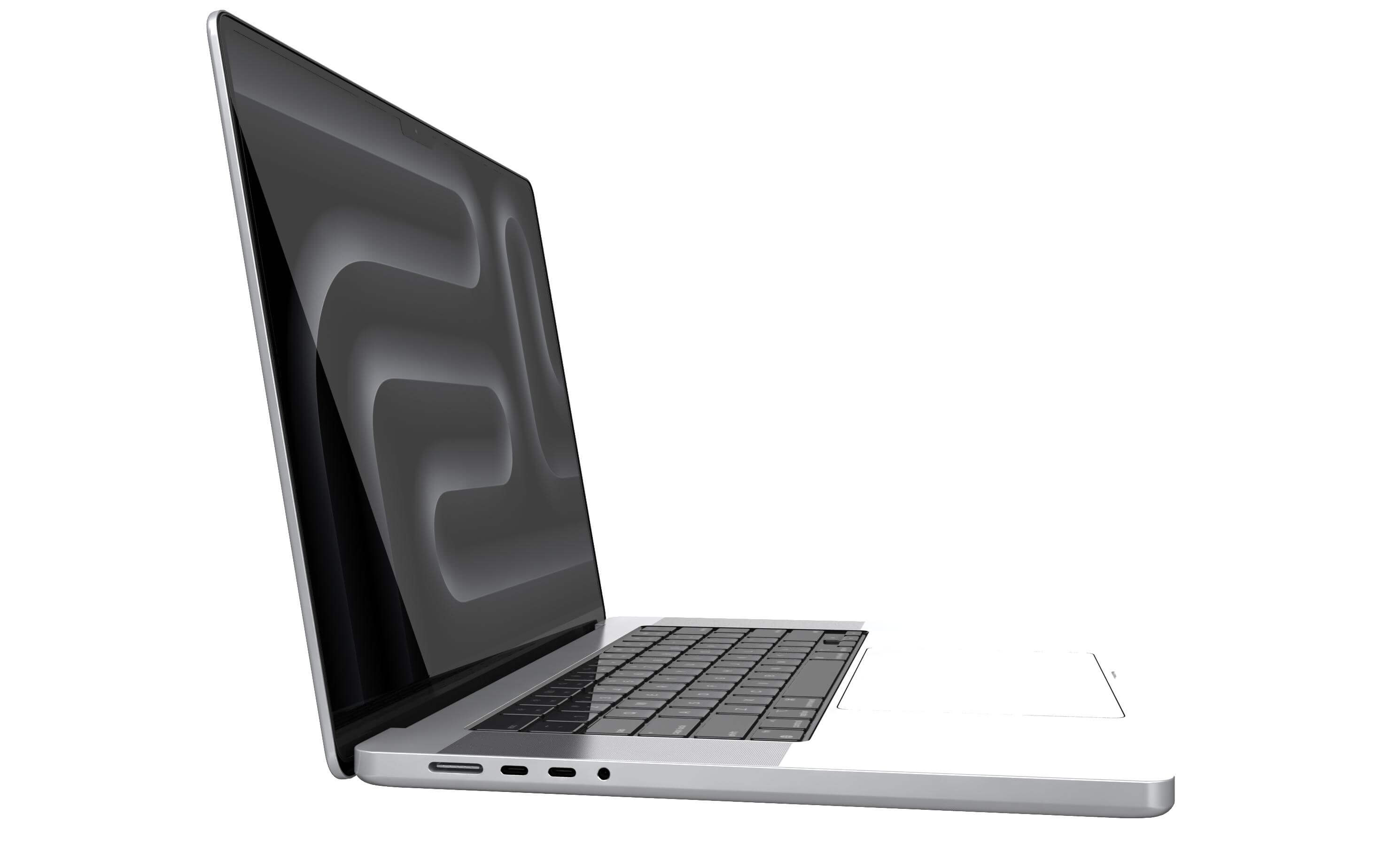 Apple MacBook Pro 16 Inch Silver - 3D Model by Rever_Art