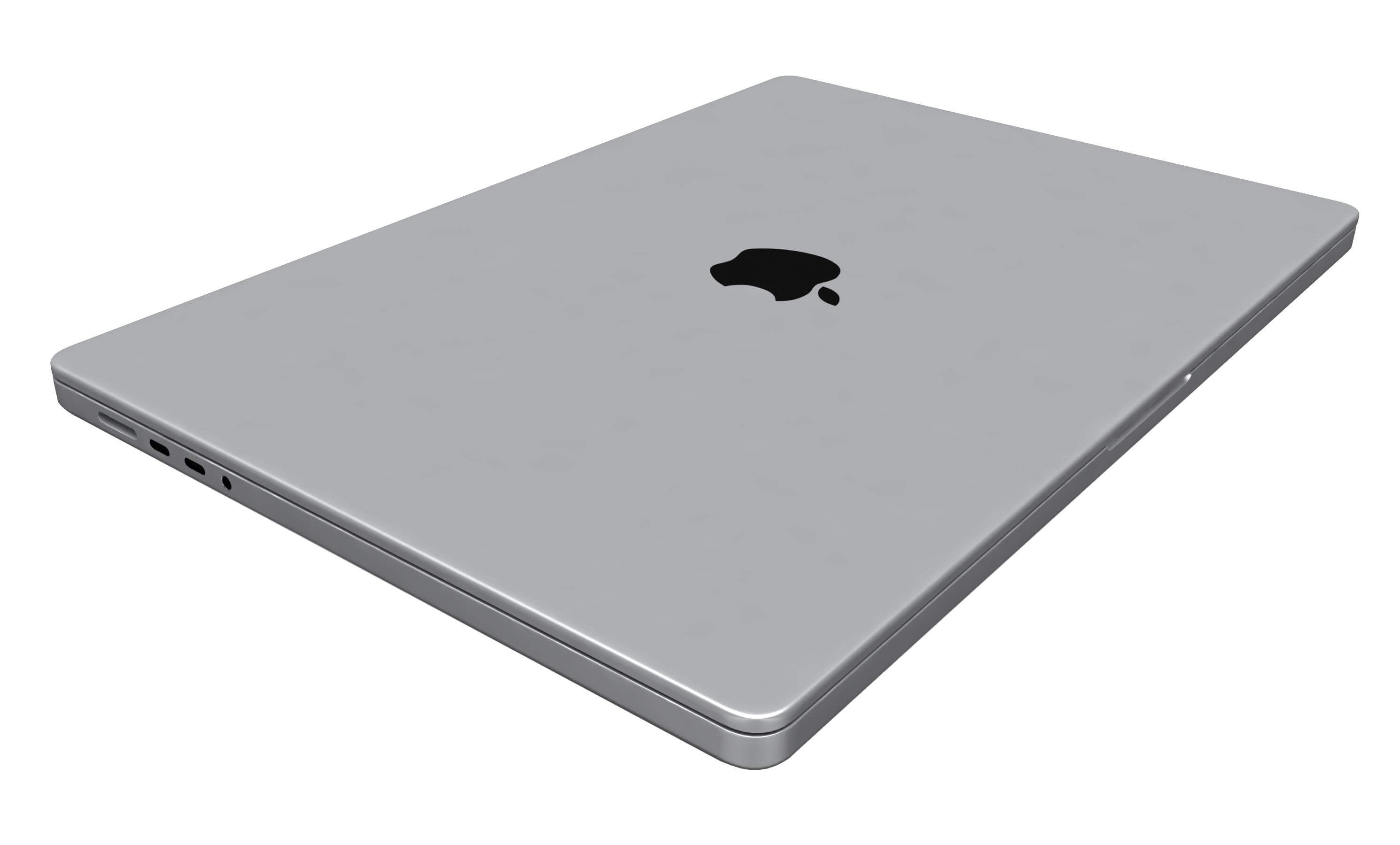 Apple MacBook Pro 16 Inch Silver - 3D Model by Rever_Art